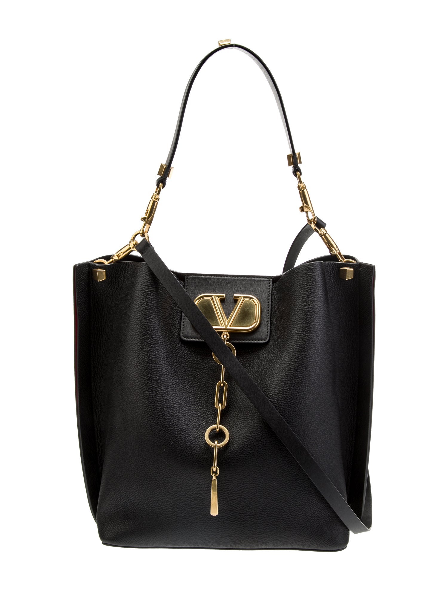 Valentino VLogo Escape Tote Bag - Black Totes, Handbags - VAL388330 ...