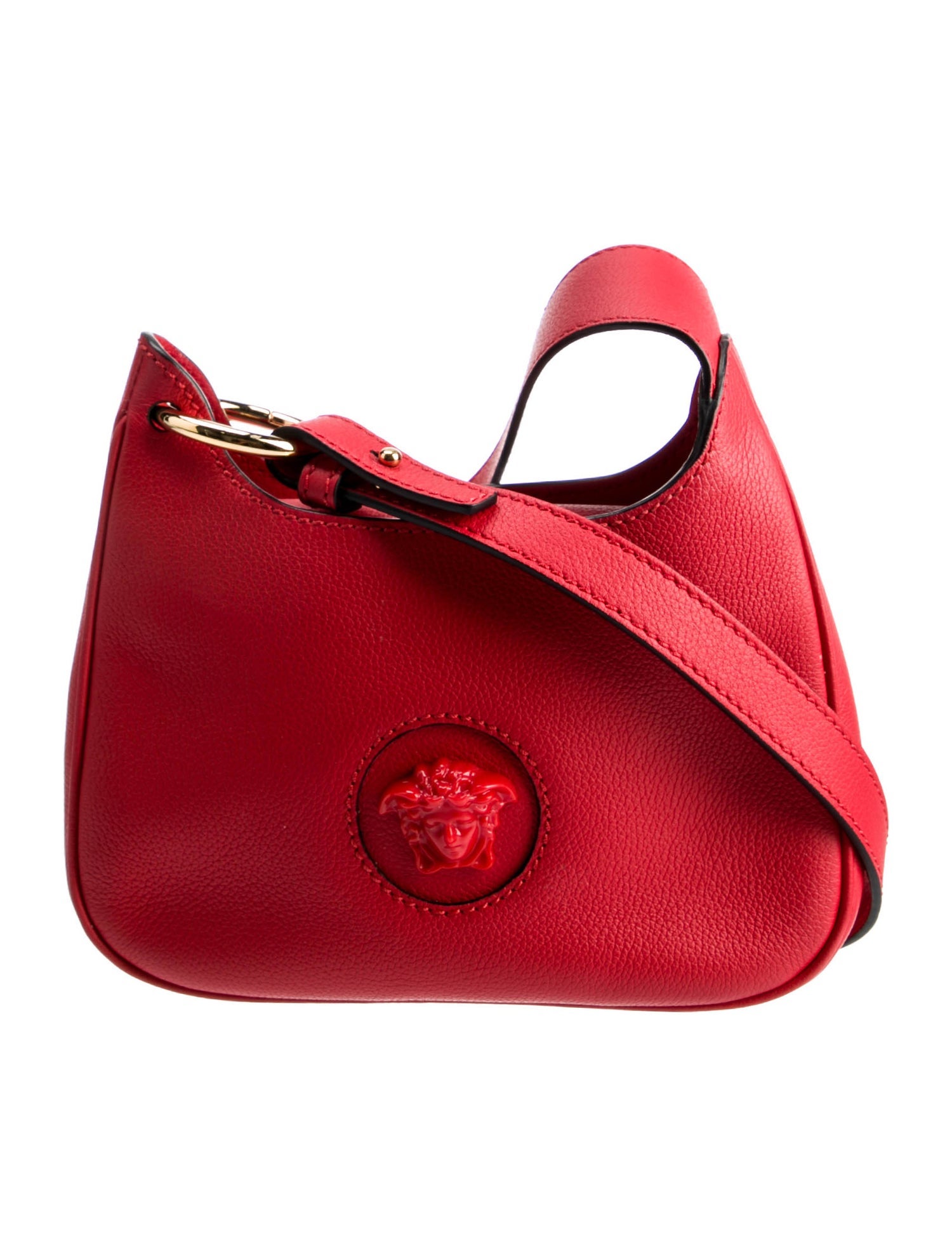 Versace La Medusa Mini Hobo - Red Crossbody Bags, Handbags - VAL388524 ...