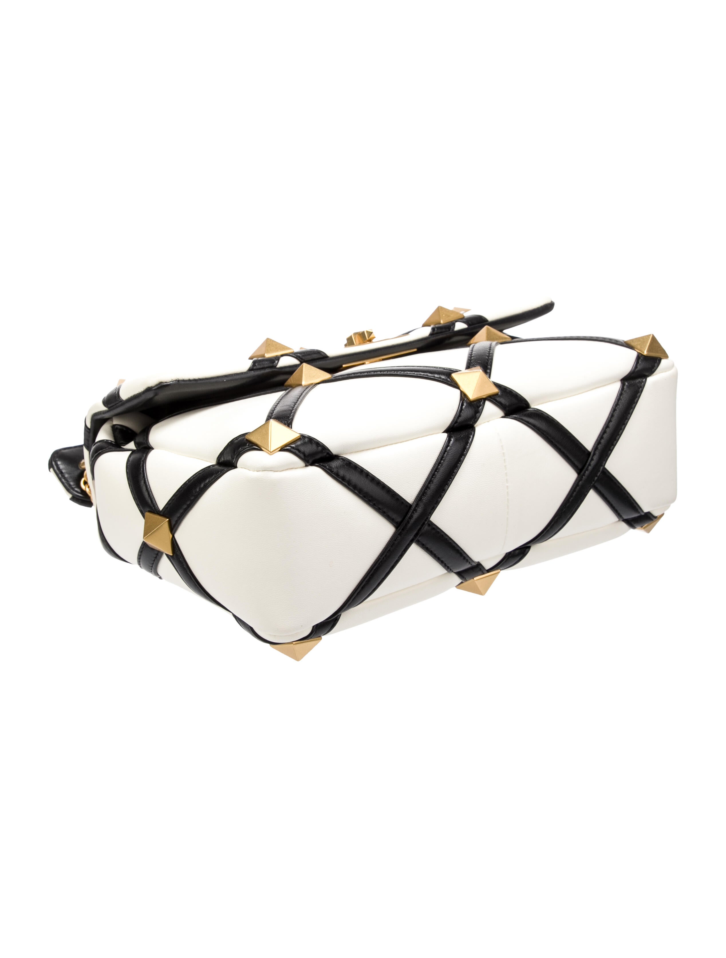 Valentino Large Roman Stud Shoulder Bag - Neutrals Handle Bags ...
