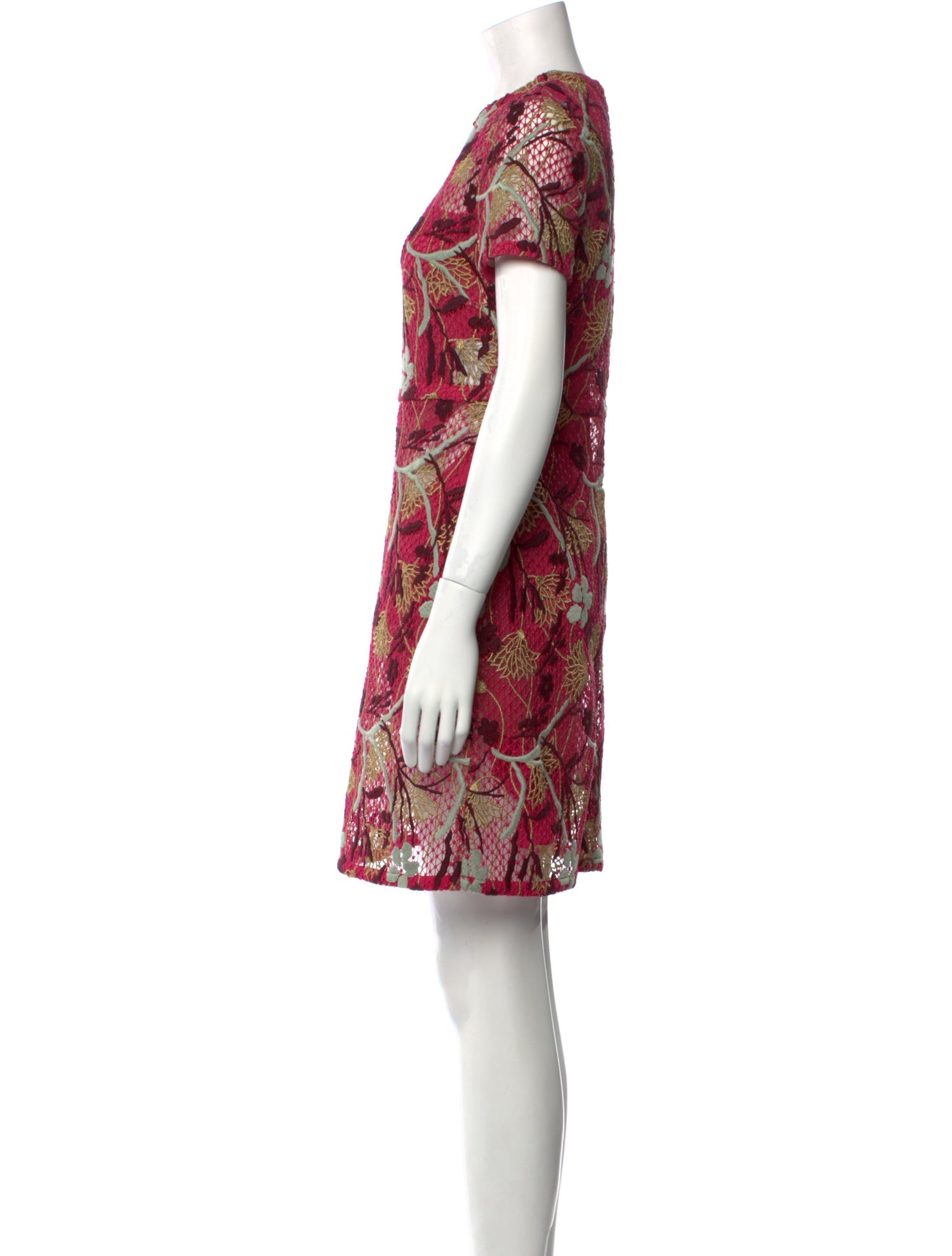 Valentino Mini pink pattern dress. - Pink Dresses, Clothing - VAL396242 ...