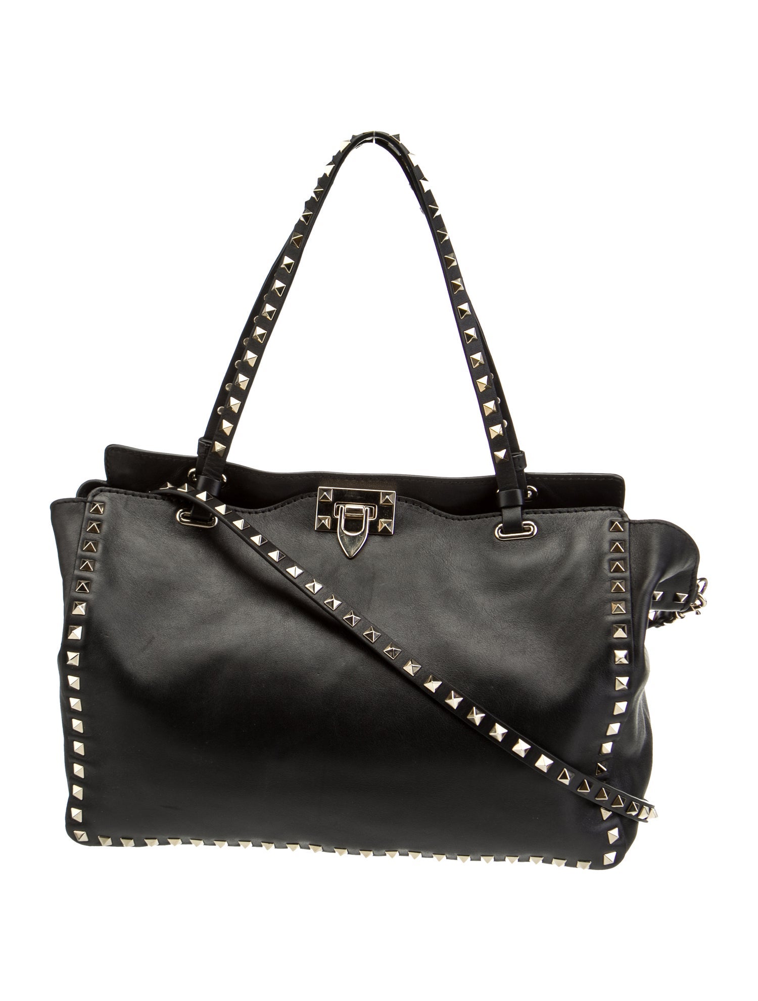 Valentino Rockstud Tote Bag - Black Totes, Handbags - VAL374986 | The ...