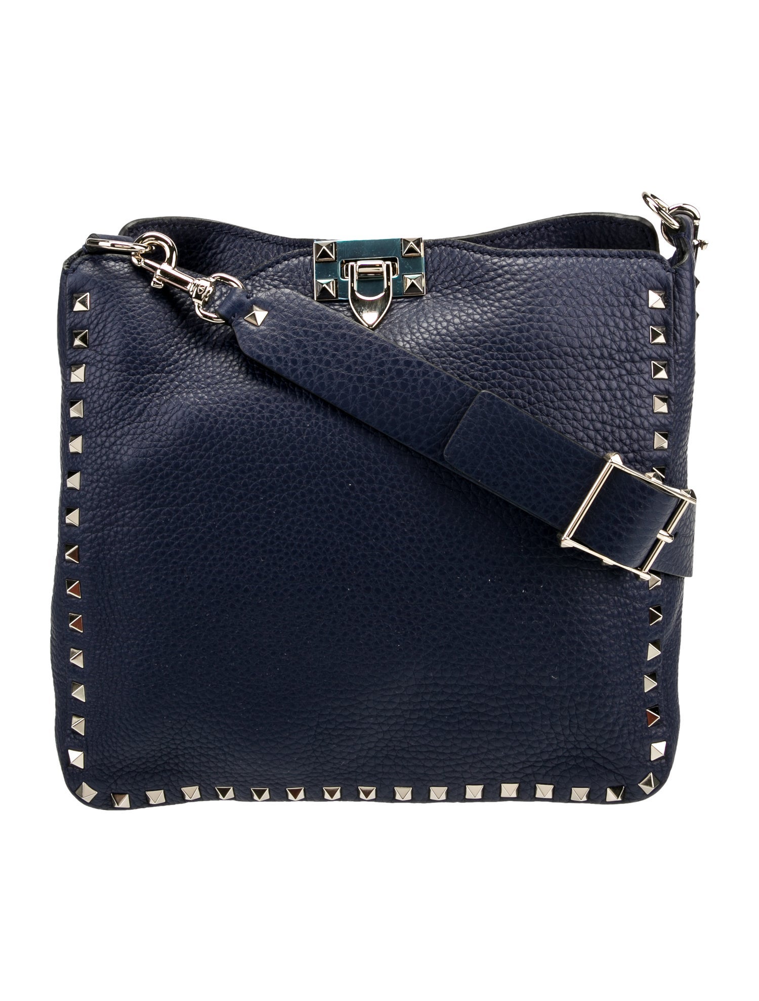 Valentino Rockstud Crossbody Bag - Blue Crossbody Bags, Handbags ...
