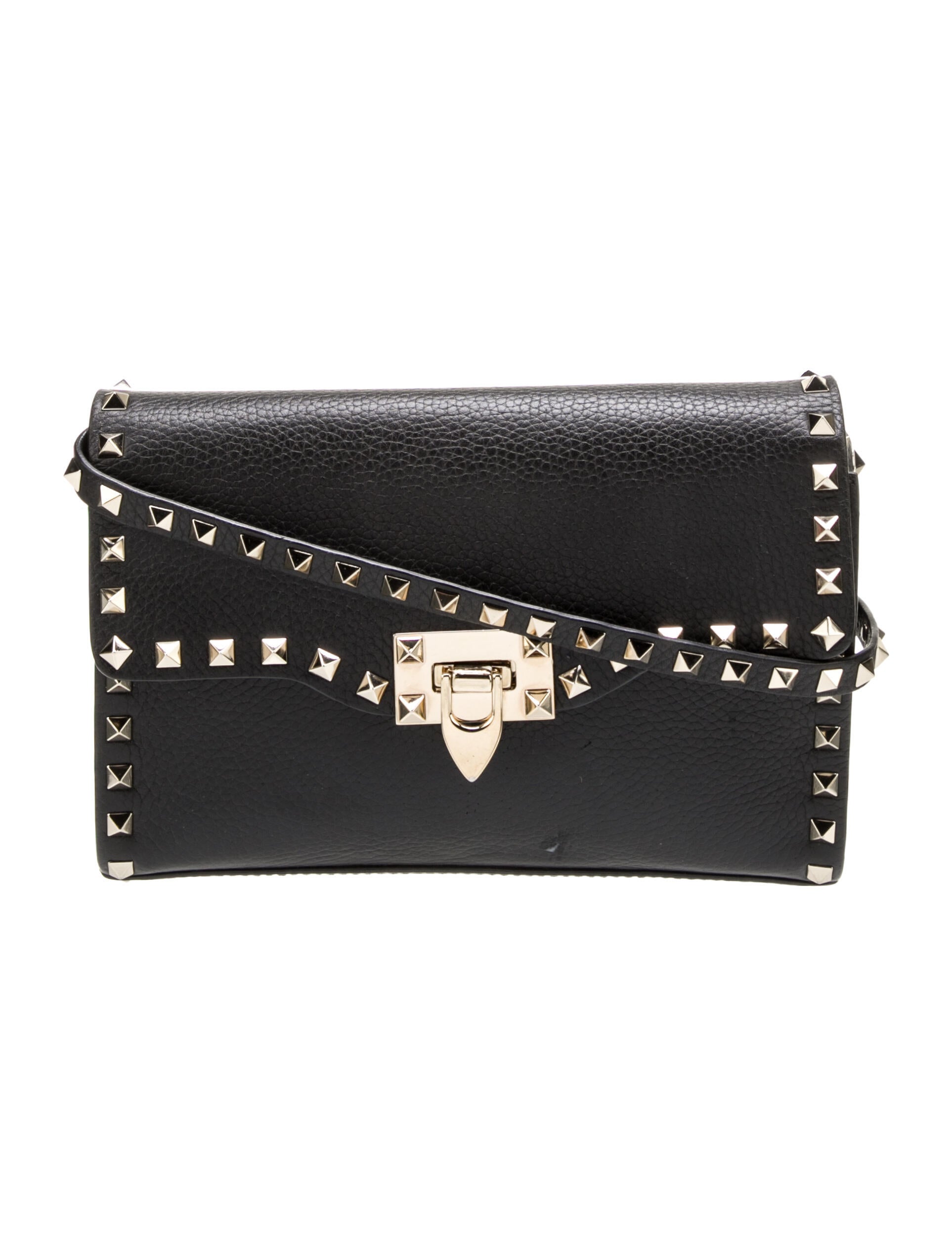Valentino Studded Leather Crossbody Bag - Neutrals Crossbody Bags ...