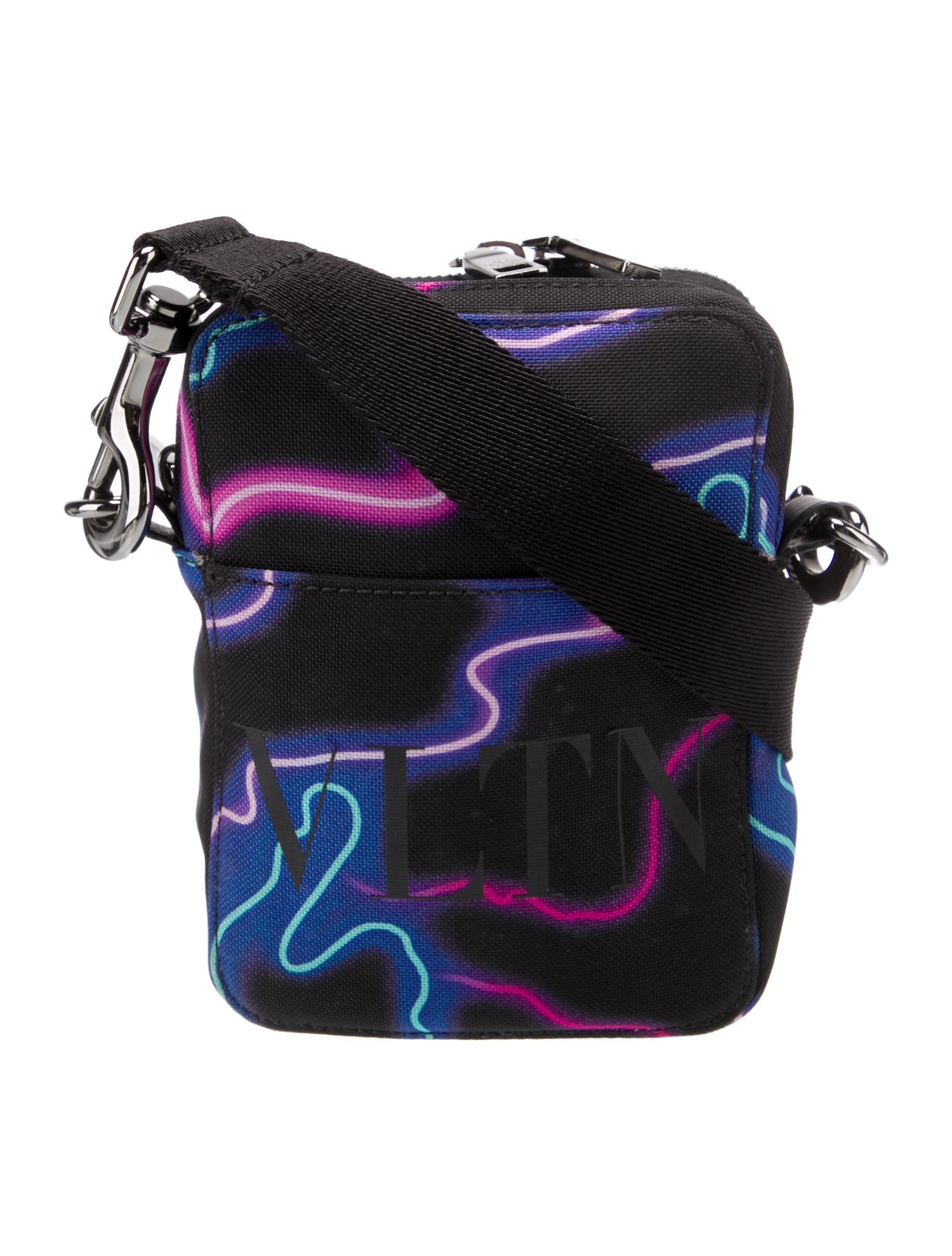 Valentino Neon Camo Messenger Bag - Black Messenger Bags, Bags ...