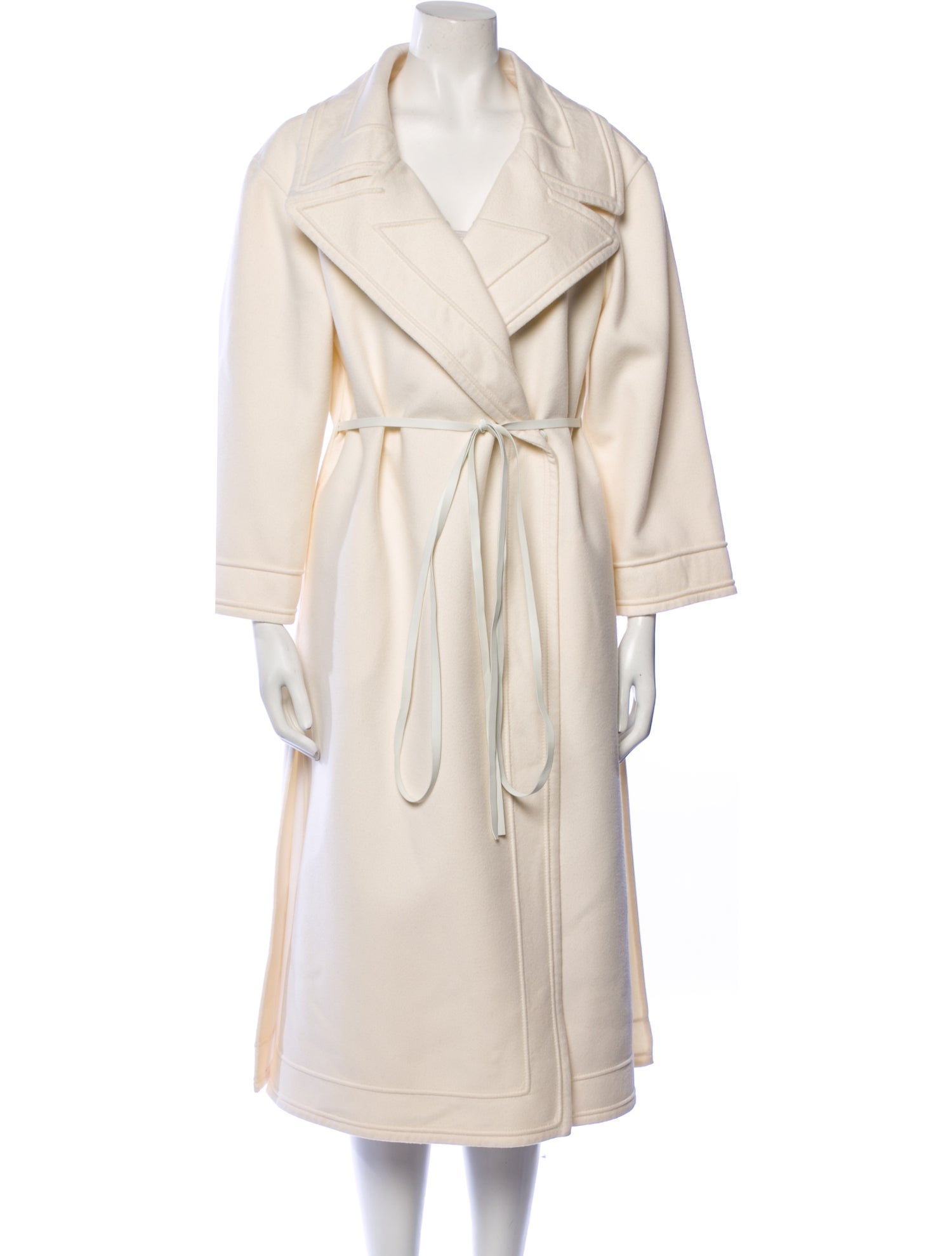 Valentino Virgin Wool Trench Coat - Neutrals Coats, Clothing ...
