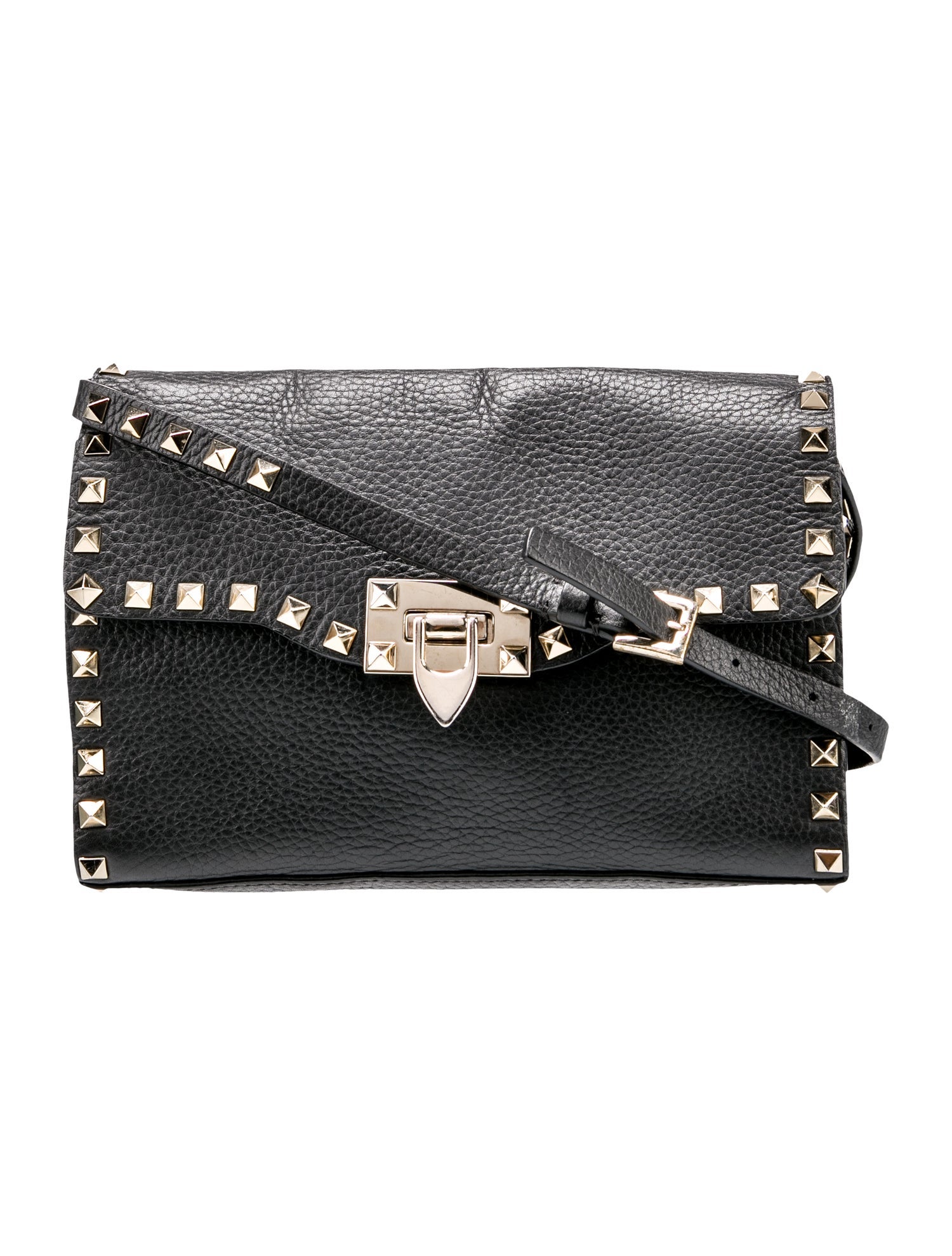 Valentino Rockstud Crossbody Bag - Black Crossbody Bags, Handbags ...