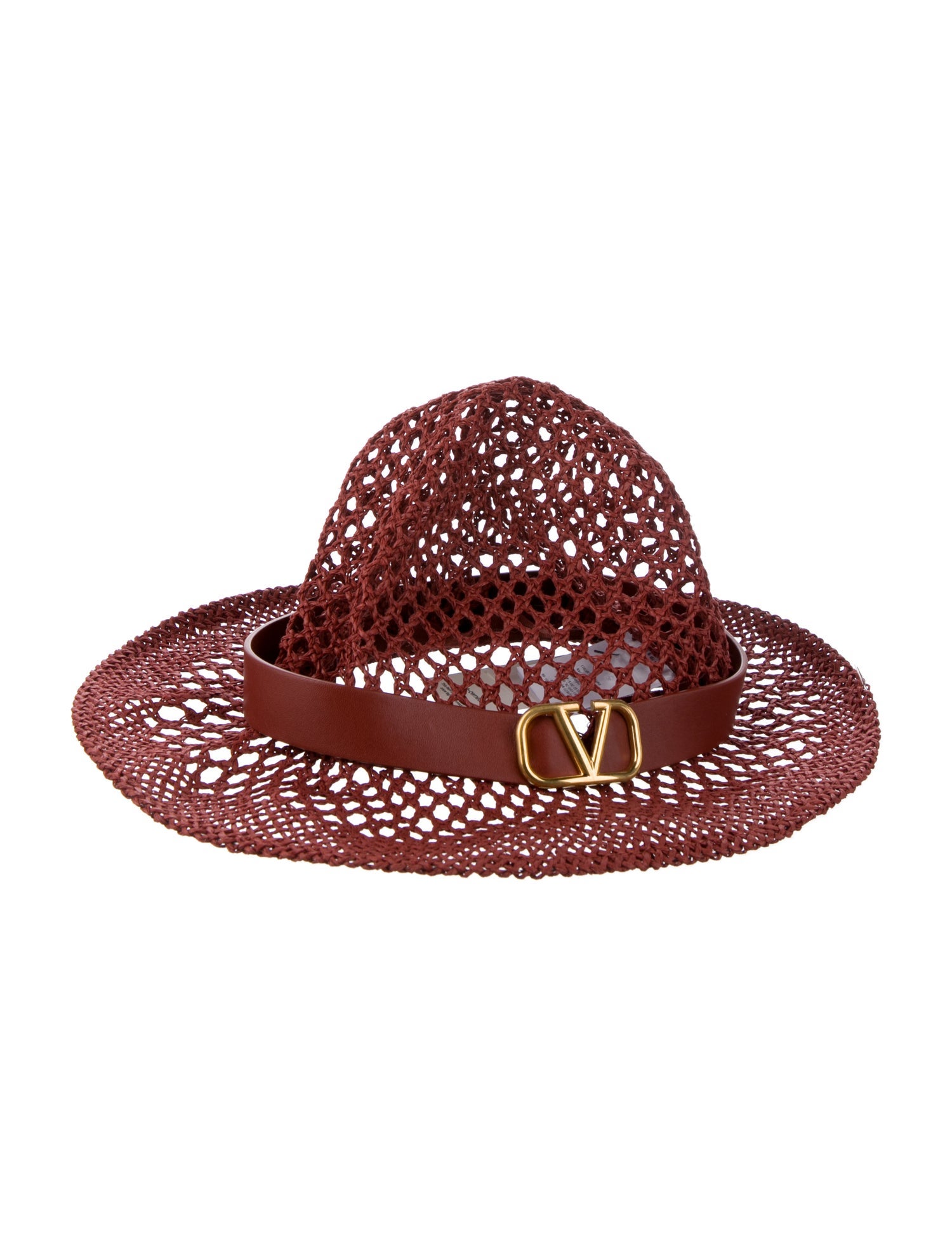 Valentino Vlogo Signature Fedora - Brown Hats, Accessories - VAL413990 ...