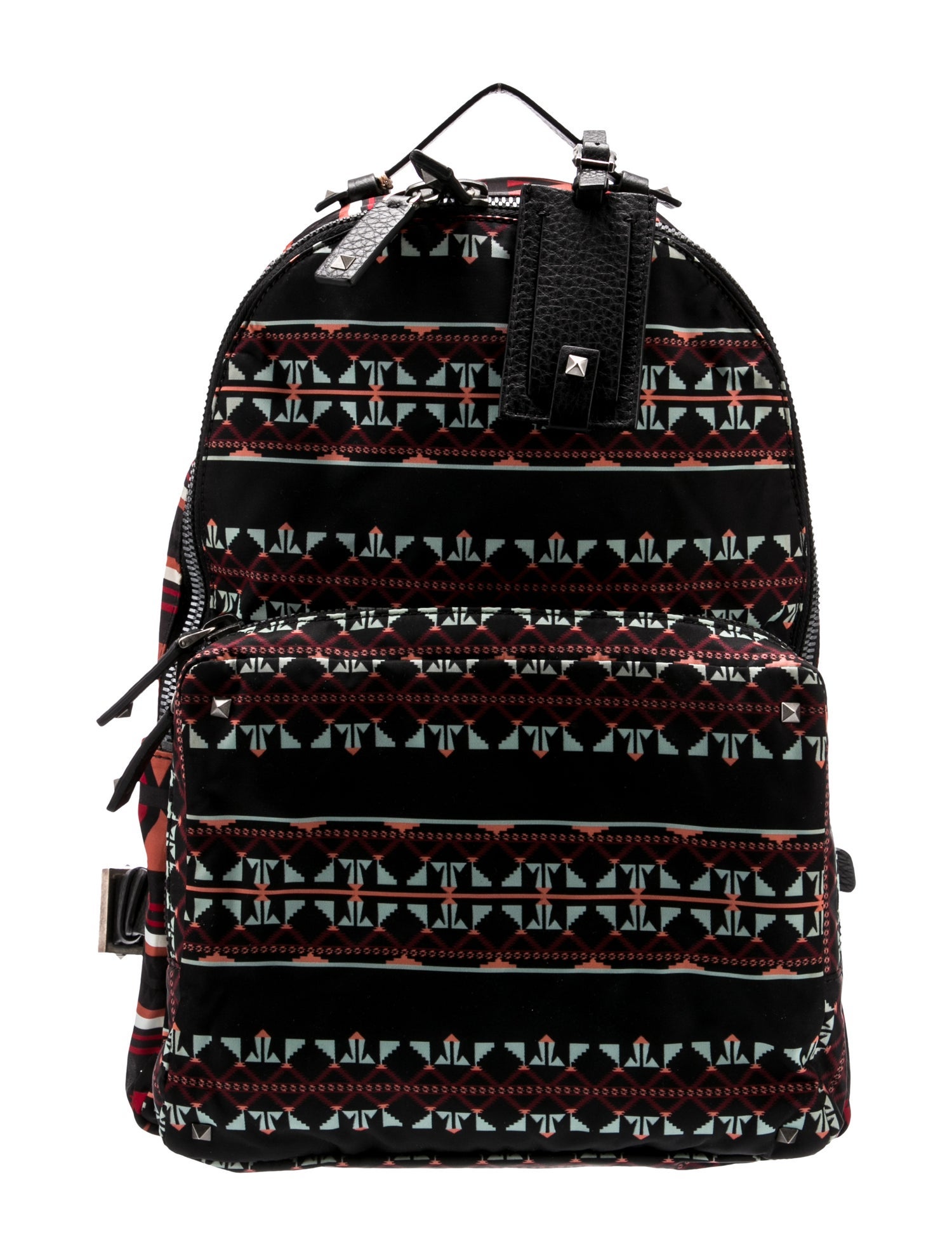 Valentino Nylon Native Rockstud Backpack w/Tags - Black Backpacks, Handbags - VAL423584 | The ...