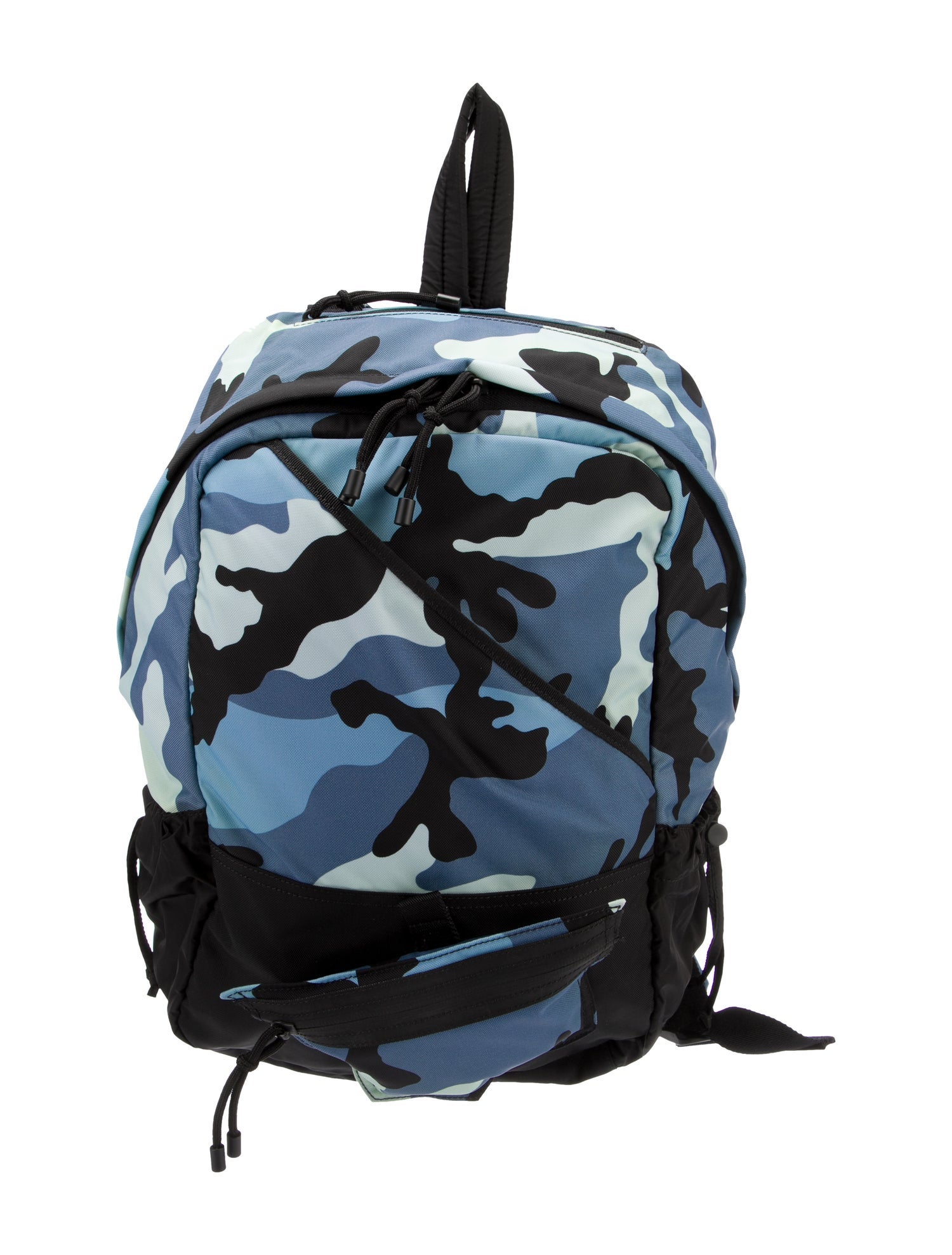 Valentino Camouflage VLTN Backpack - Blue Backpacks, Bags - VAL425588 ...
