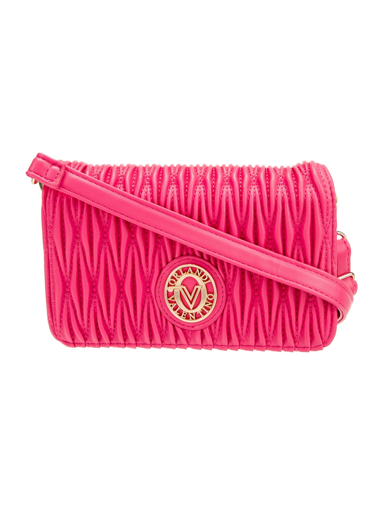 Valentino Orlandi Leather Crossbody Bag - Pink Crossbody Bags, Handbags ...