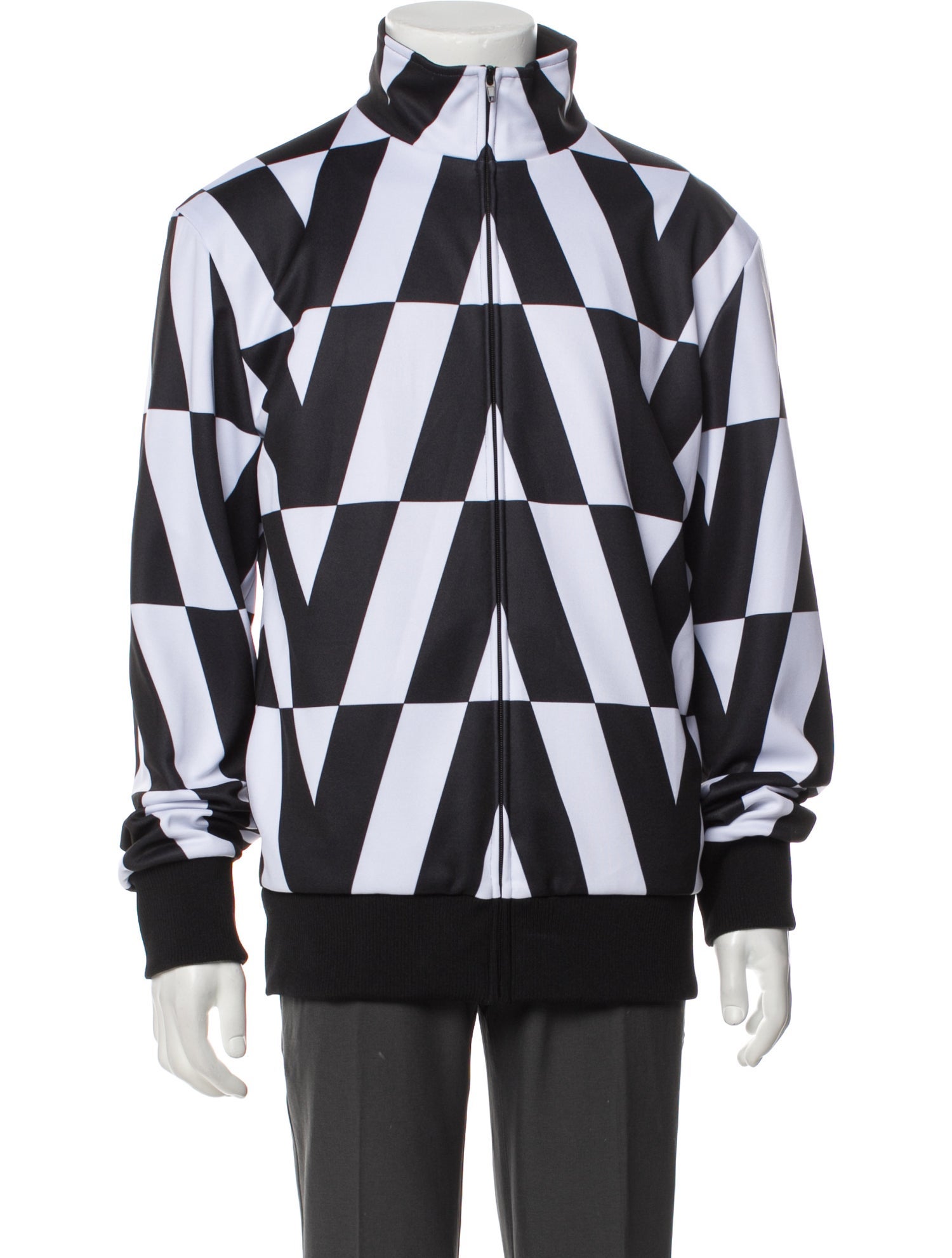 Valentino Printed Windbreaker - Black Outerwear, Clothing - VAL434444 ...