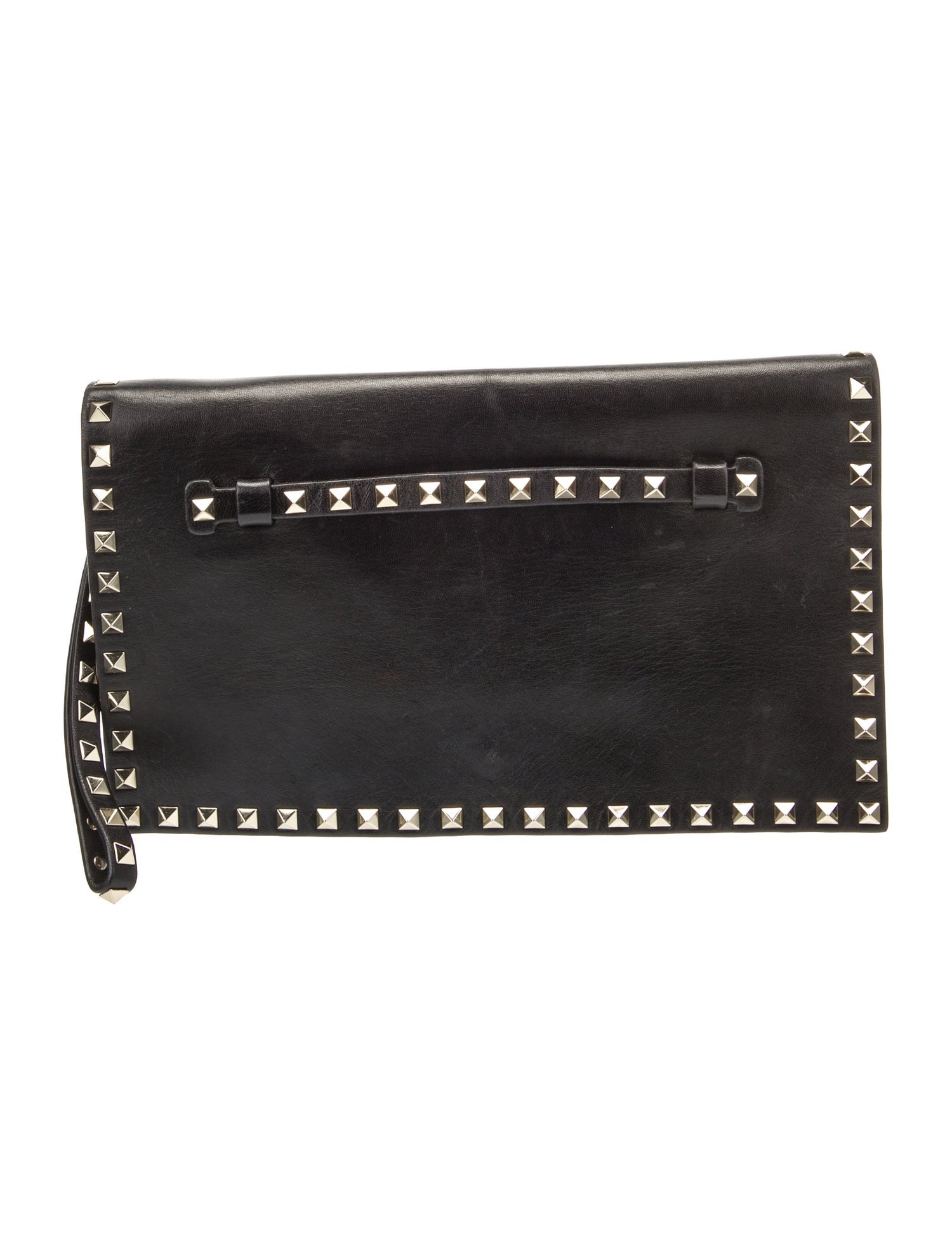 Valentino Rockstud Clutch - Black Clutches, Handbags - VAL438318 | The ...