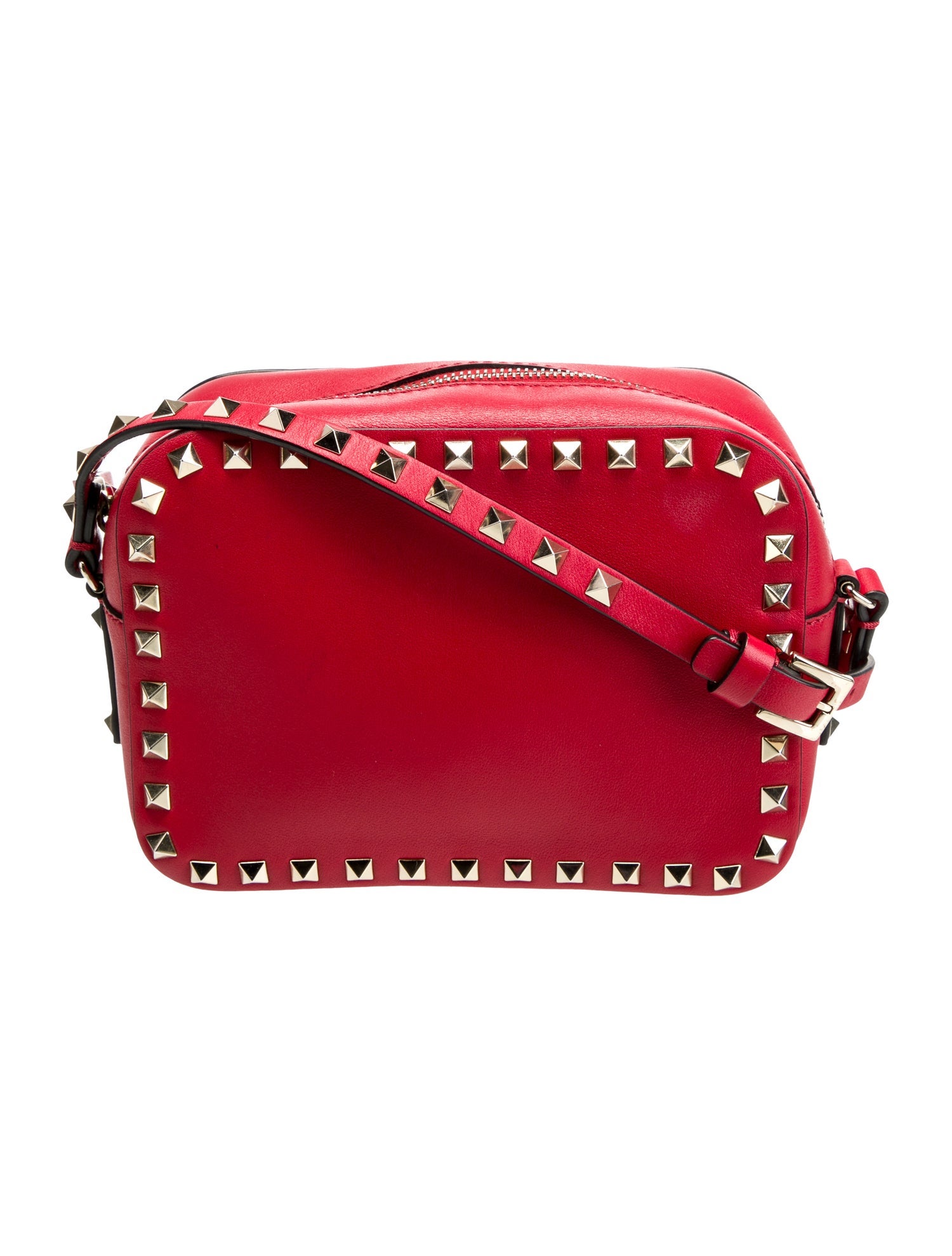 Valentino Rockstud Crossbody Bag - Red Crossbody Bags, Handbags ...