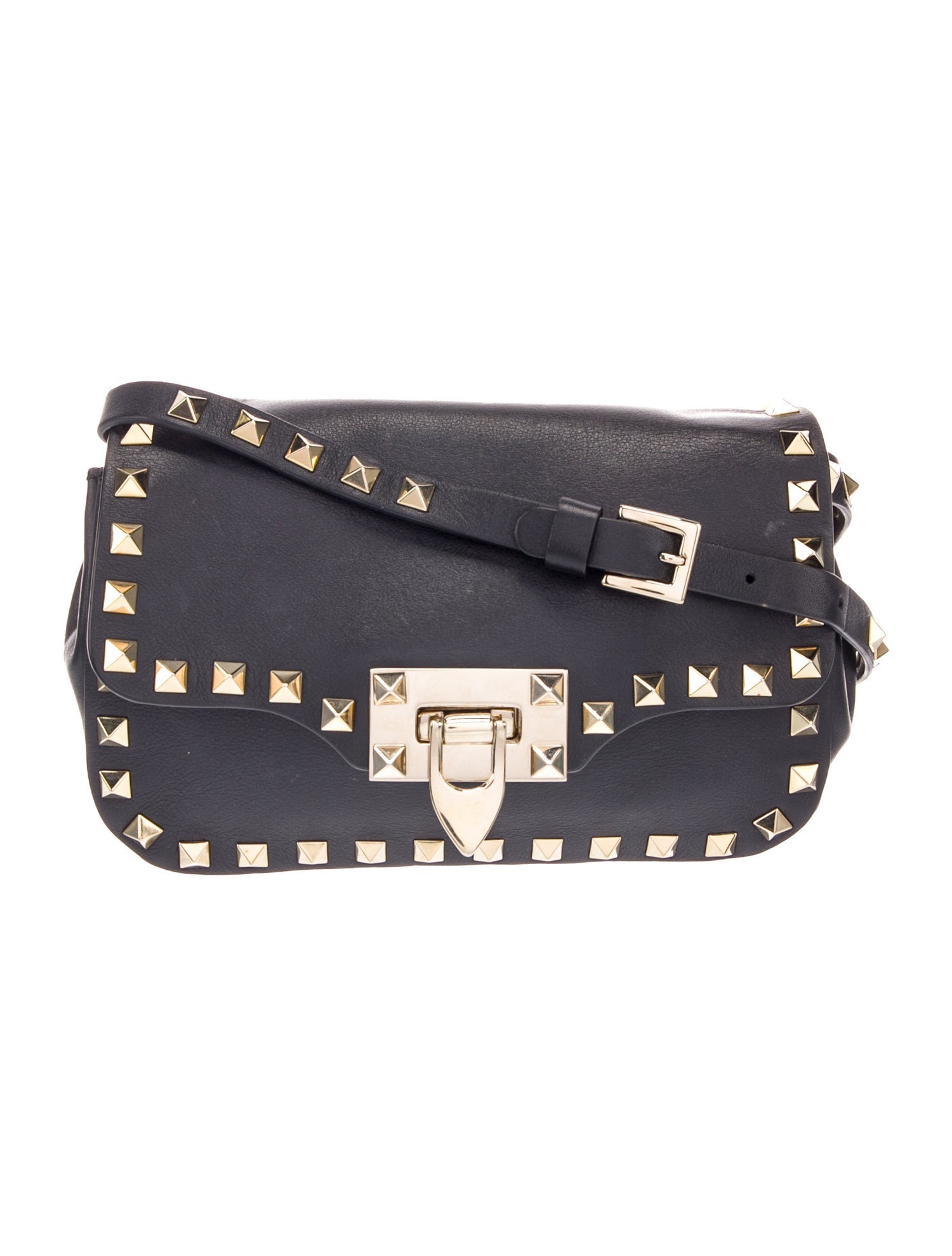 Valentino Rockstud Crossbody Bag - Black Crossbody Bags, Handbags ...