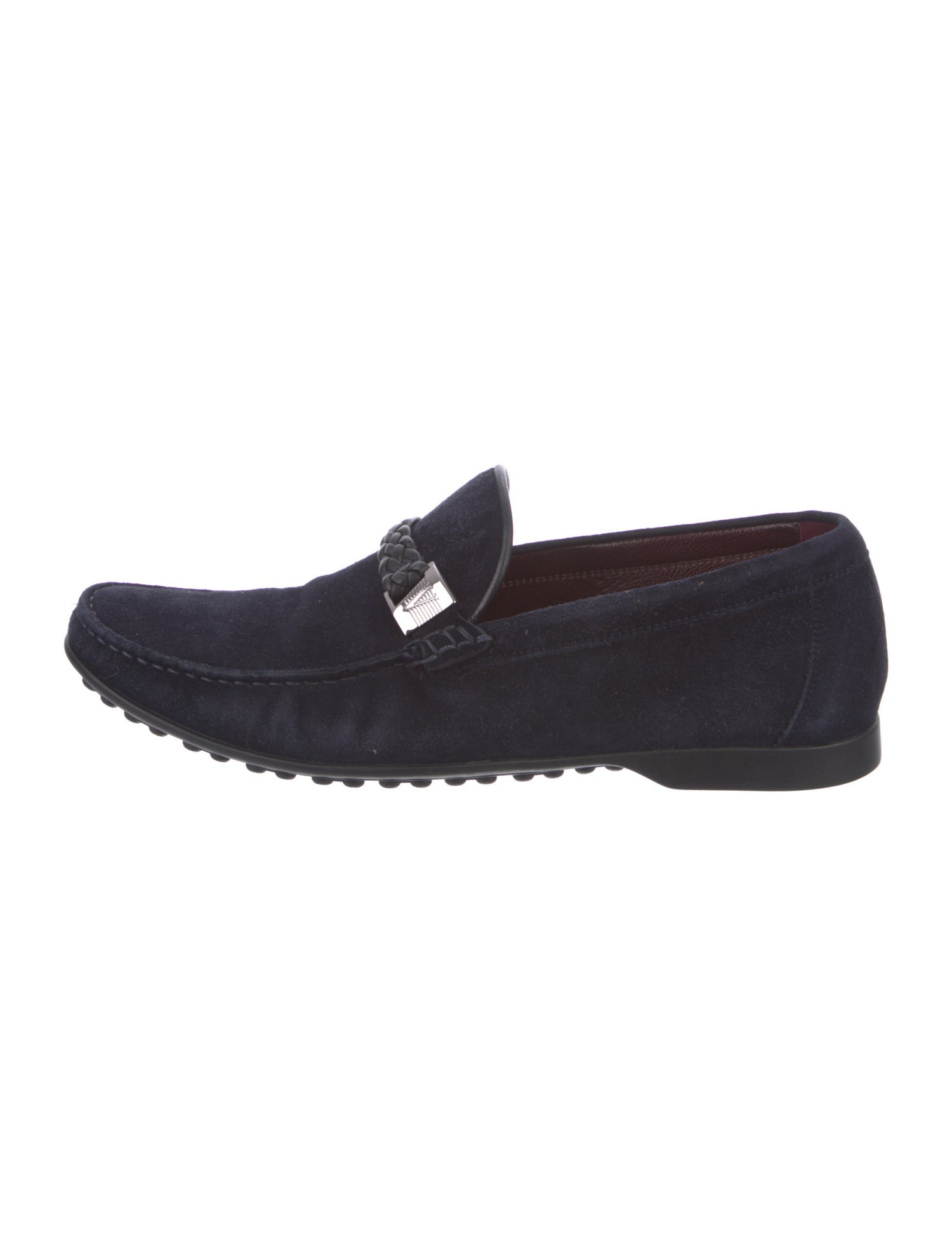 Jimmy Choo Suede Drivers - Blue Loafers, Shoes - JIM407720 | The RealReal