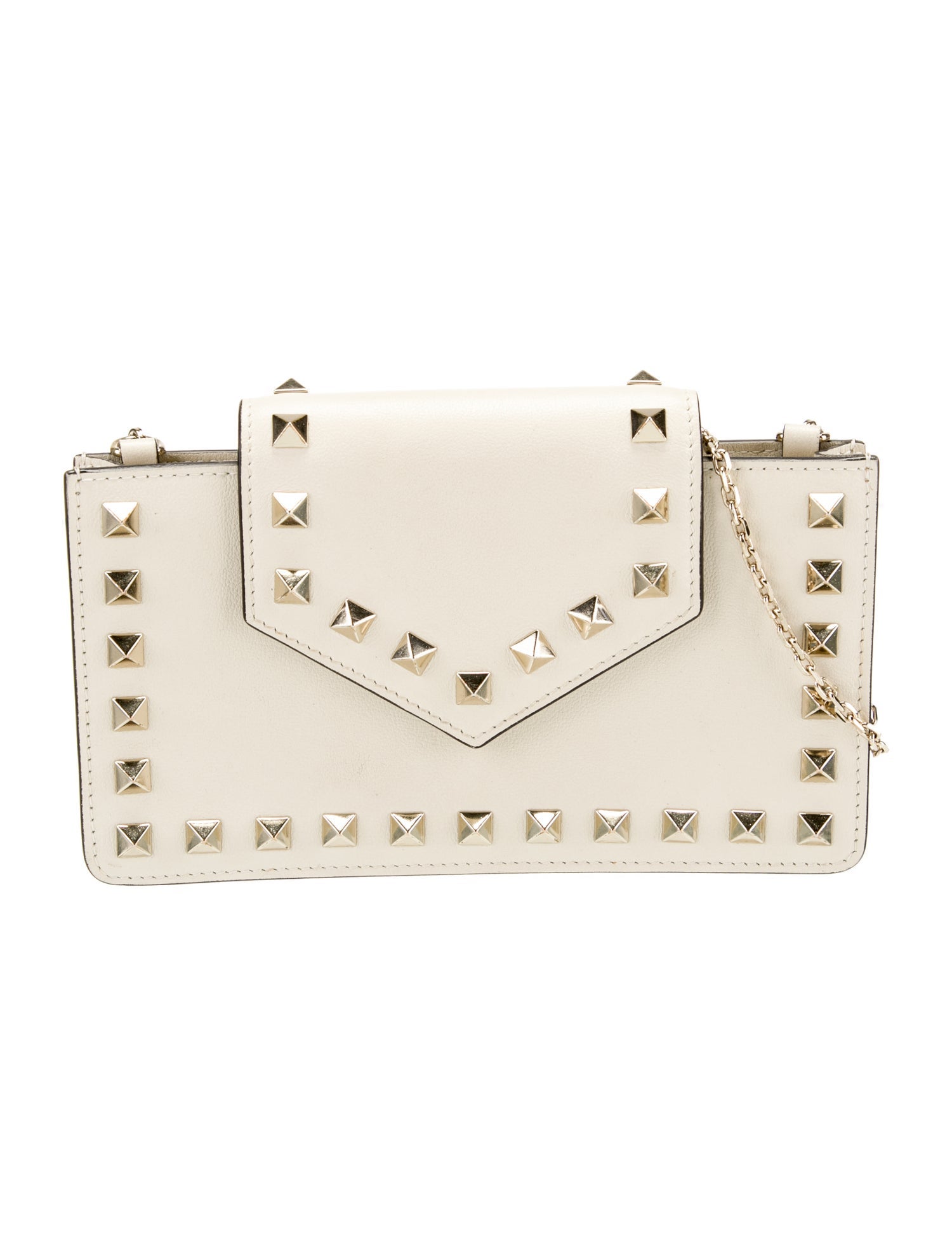 Valentino Rockstud Crossbody Bag - Neutrals Crossbody Bags, Handbags ...
