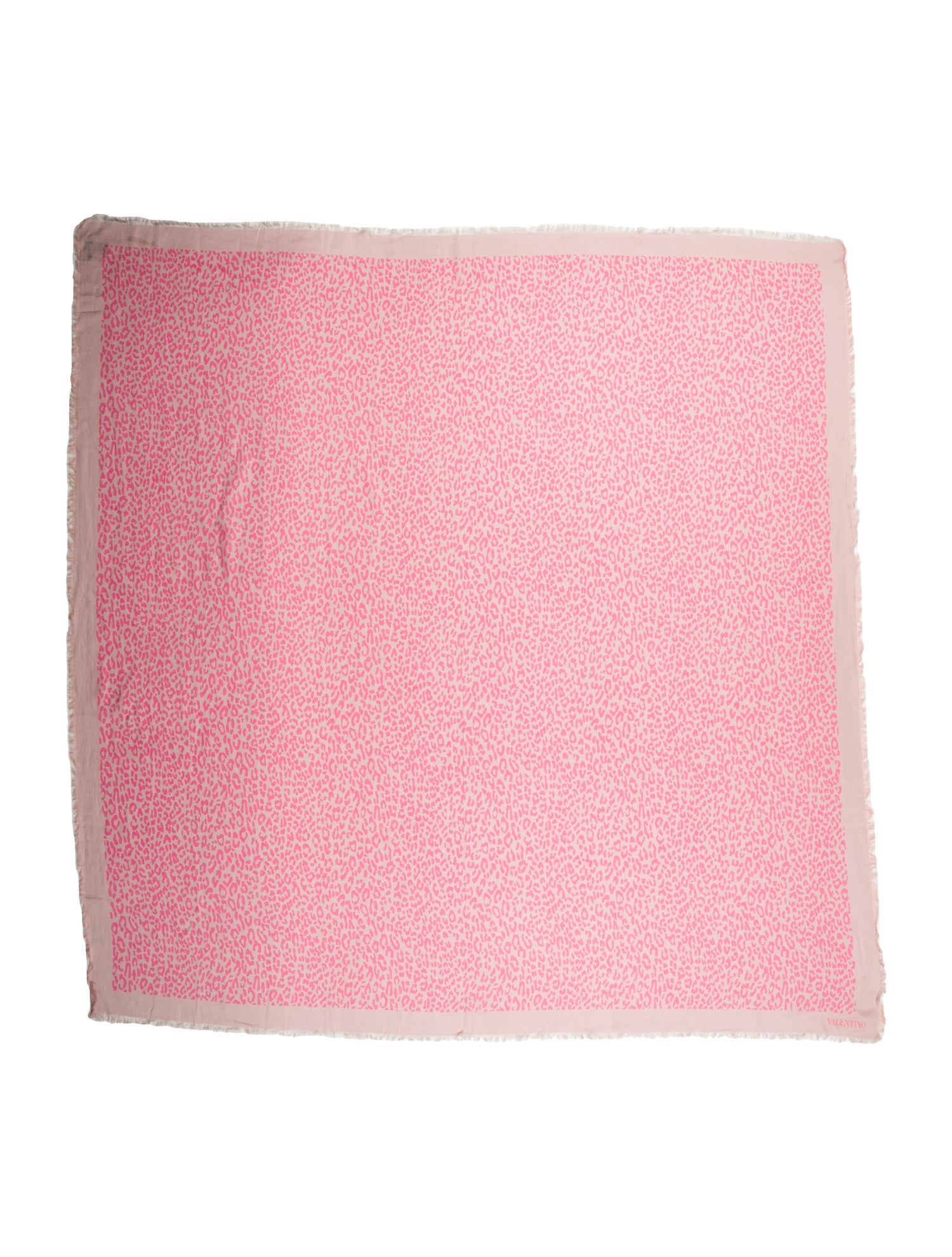 Valentino Silk Animal Print Scarf - Pink Scarves and Shawls ...
