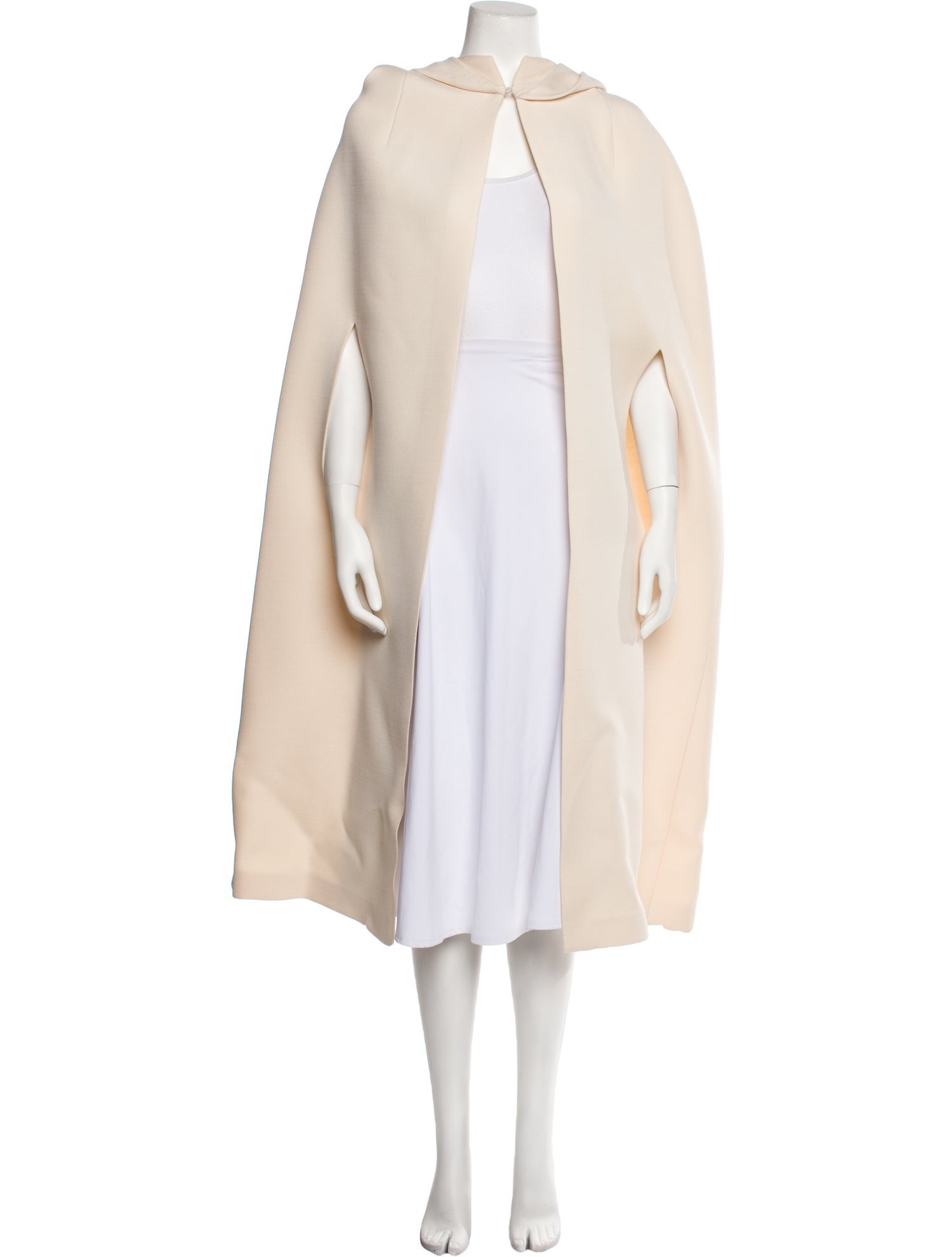 Valentino Wool Cape - Neutrals Coats, Clothing - VAL451643 | The RealReal