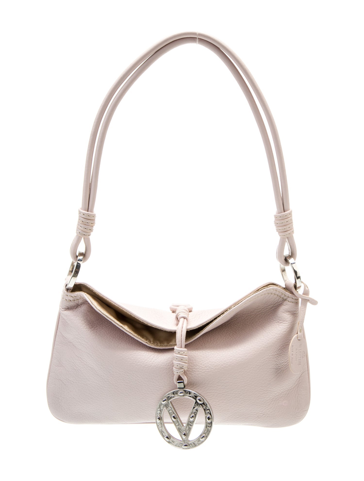 Valentino Leather Shoulder Bag - Pink Shoulder Bags, Handbags ...