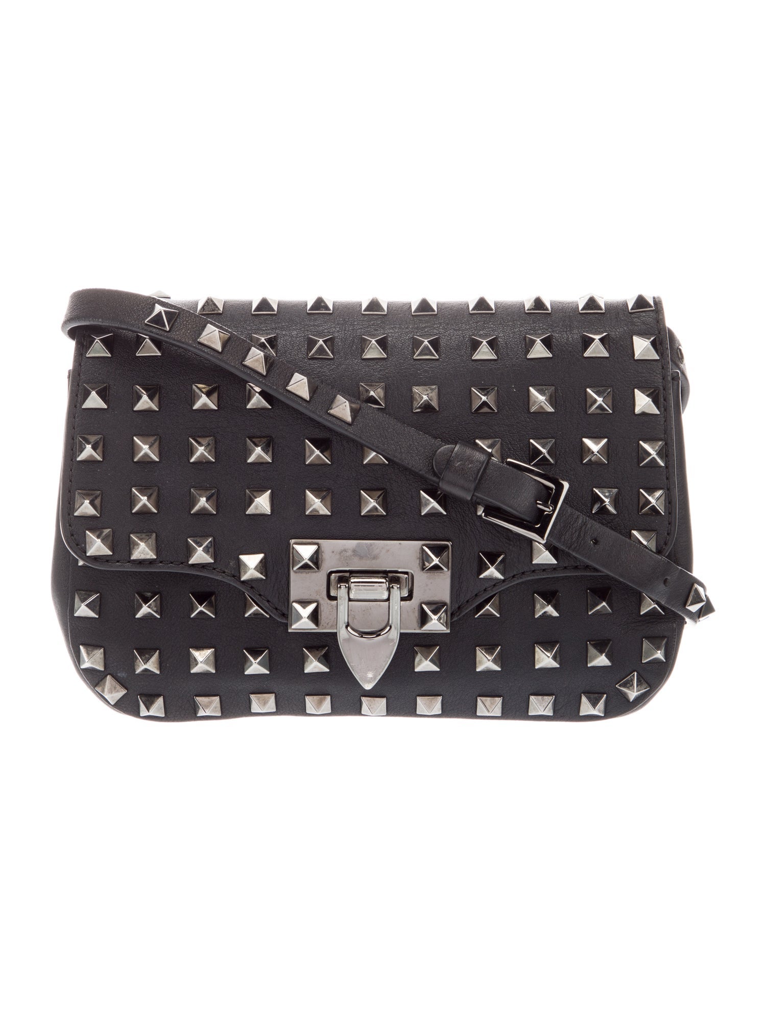 Valentino Rockstud Crossbody Bag - Black Crossbody Bags, Handbags ...
