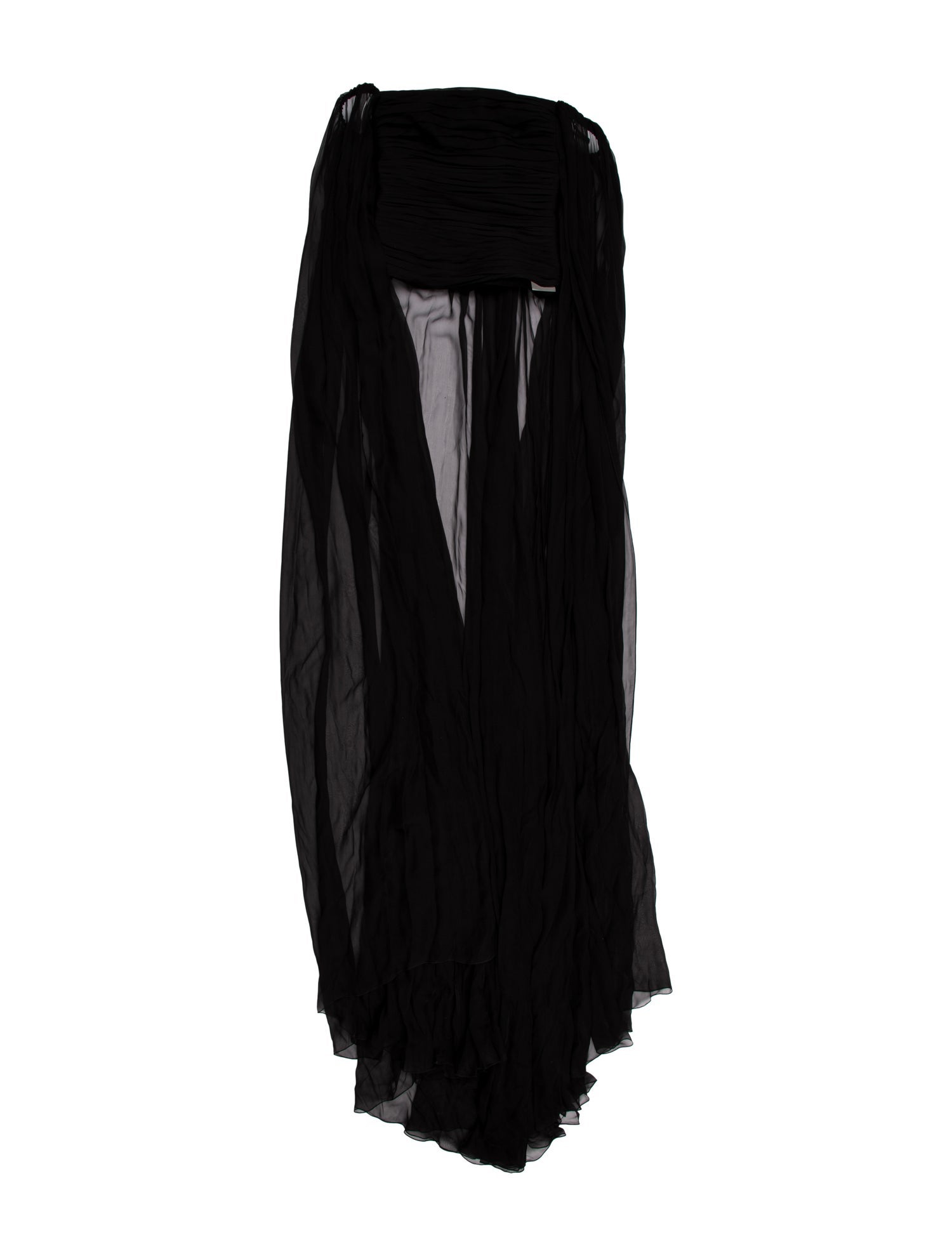 Valentino Silk Strapless Tunic w/ Tags - Black Tops, Clothing ...