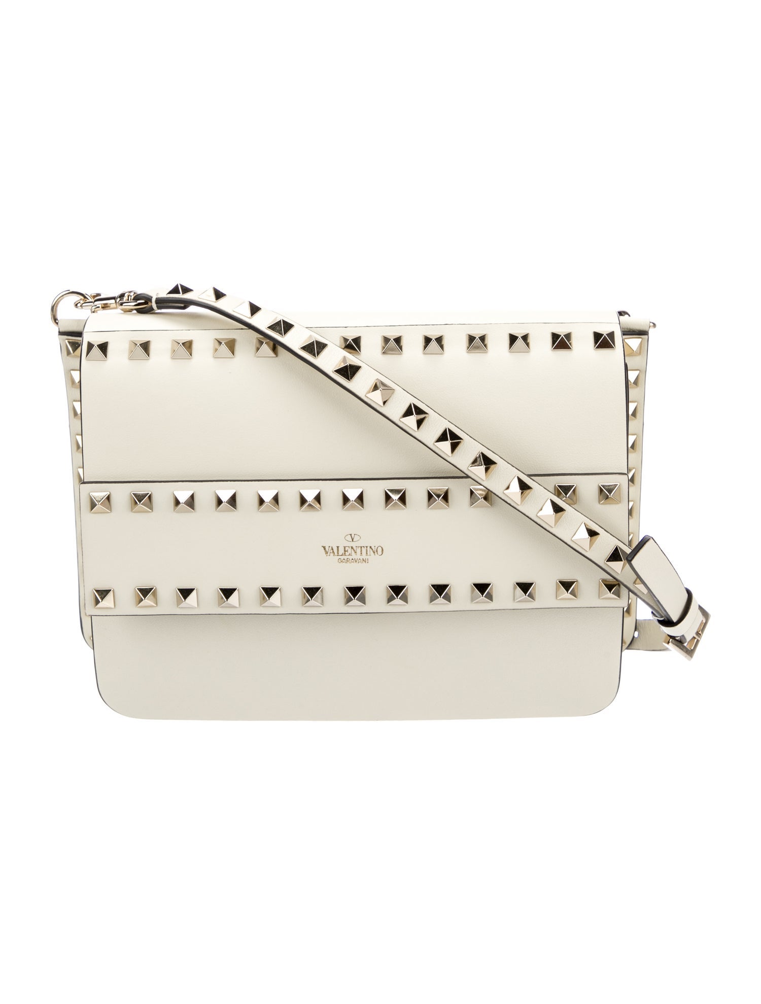 Valentino Rockstud Crossbody Bag - Grey Crossbody Bags, Handbags ...