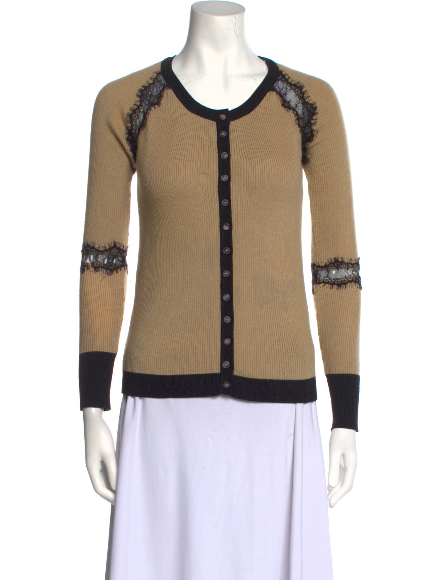 Valentino Wool Colorblock Pattern Sweater - Neutrals Knitwear, Clothing ...