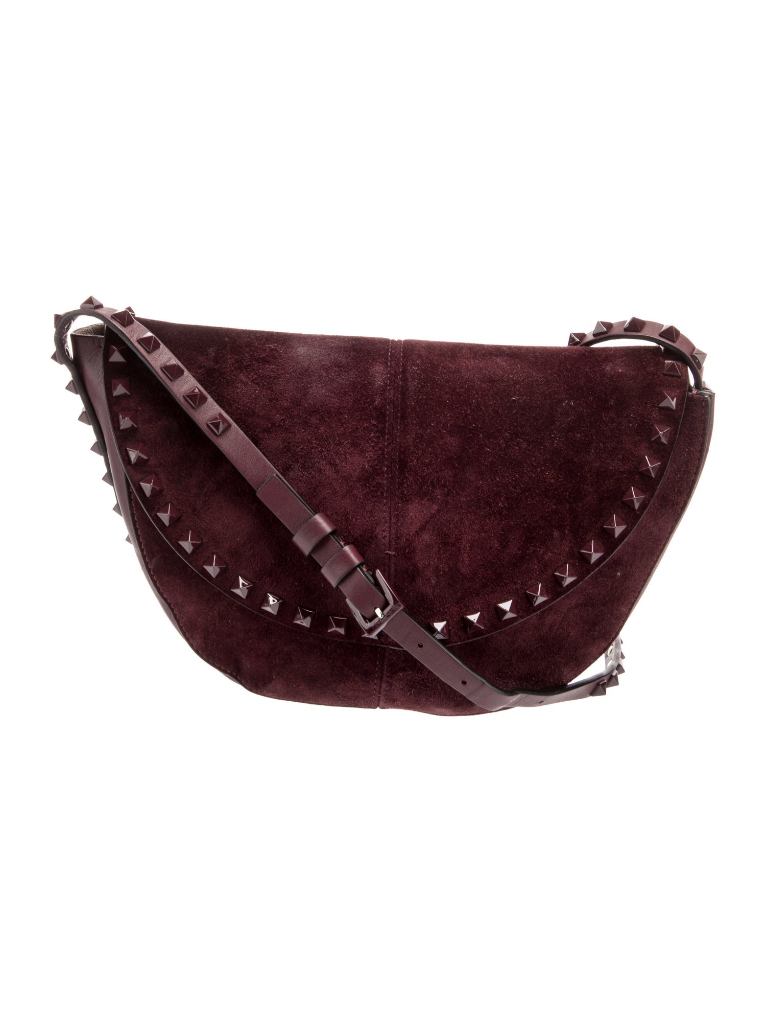 Valentino Rockstud Crossbody Bag - Purple Crossbody Bags, Handbags ...