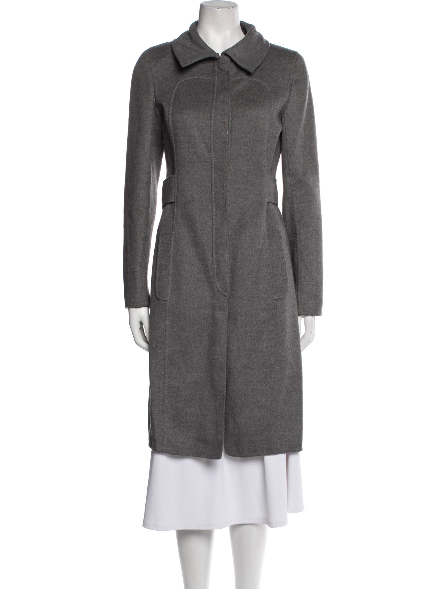 Valentino Vintage 2000's Coat - Grey Coats, Clothing - VAL460725 | The ...