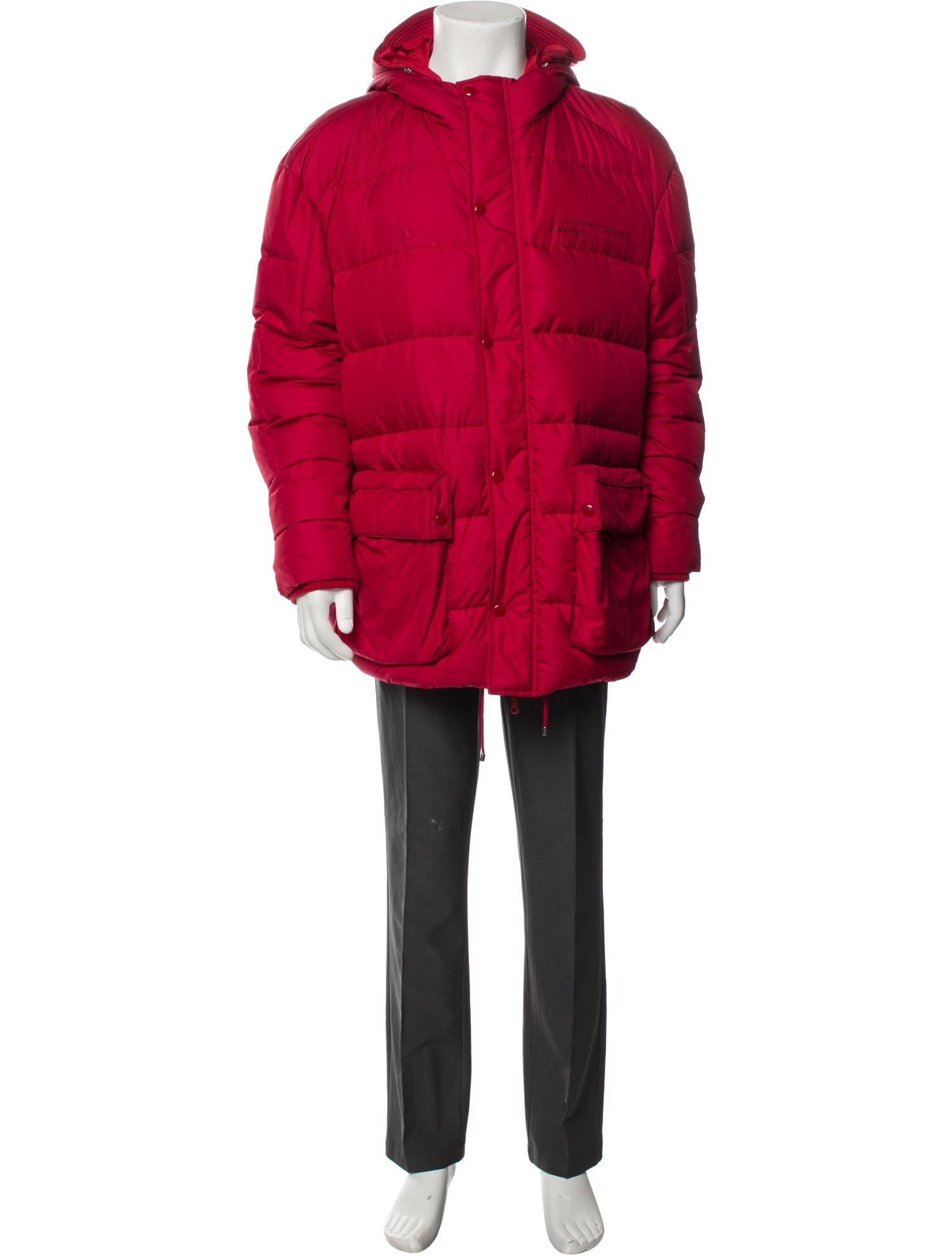 Valentino Puffer Coat - Red Outerwear, Clothing - VAL460853 | The RealReal