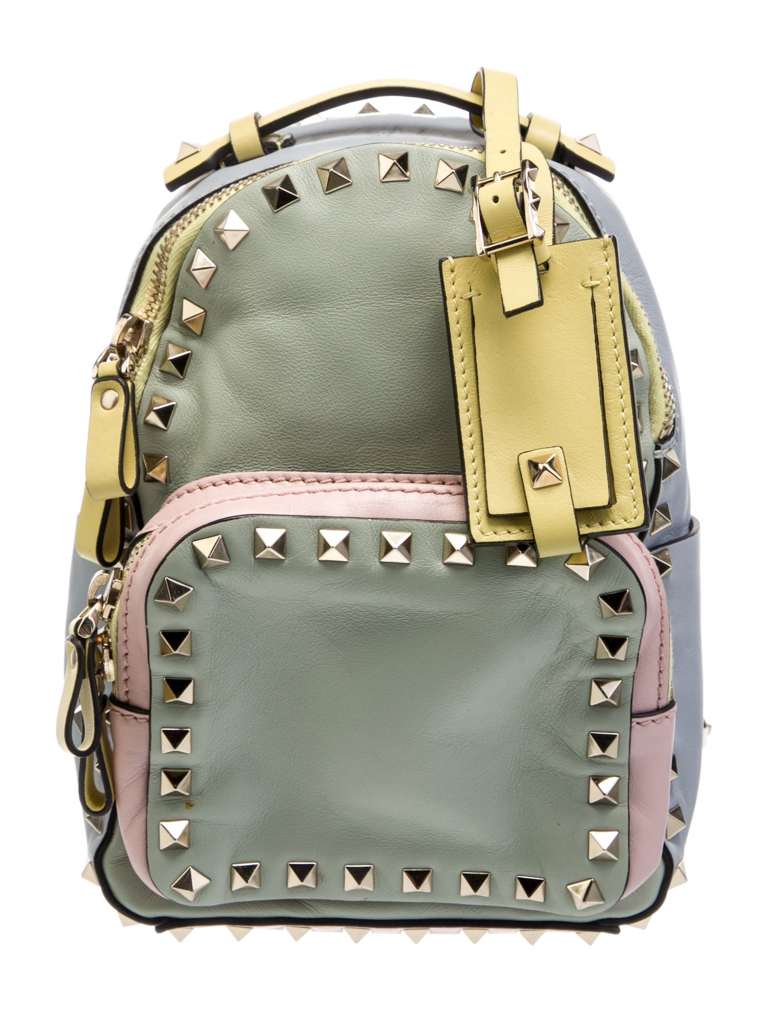 Valentino Leather Backpack - Green Backpacks, Handbags - VAL462904 ...