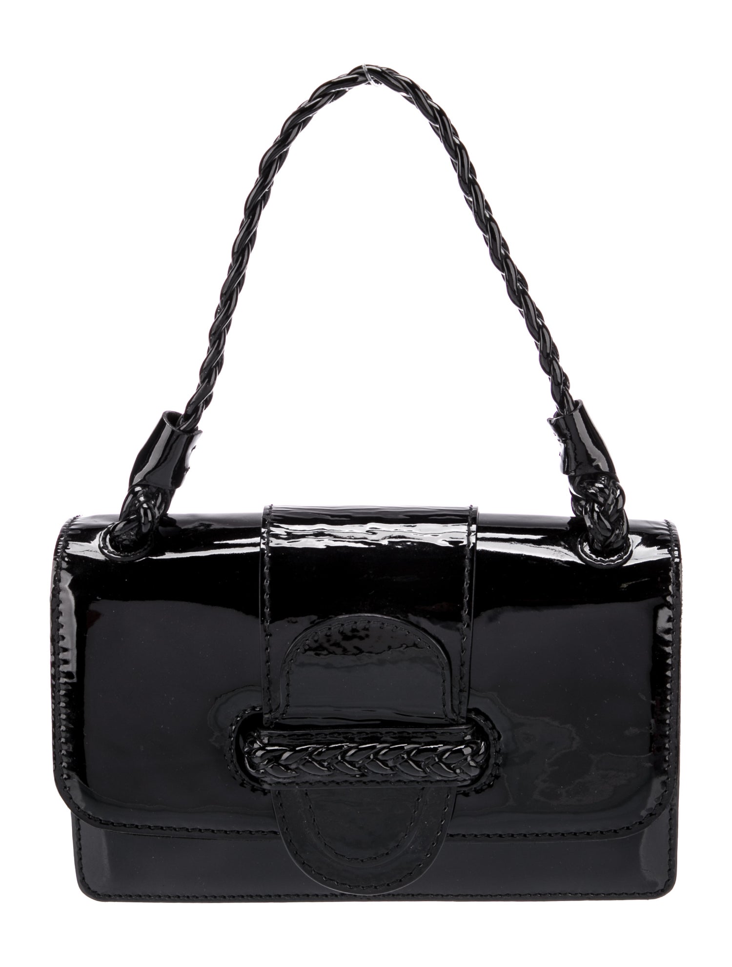 Valentino Signature Top Handle Bag - Black Handle Bags, Handbags ...