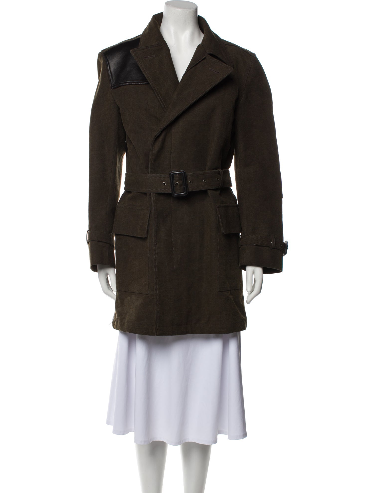 Valentino Wool Coat - Green Coats, Clothing - VAL469486 | The RealReal