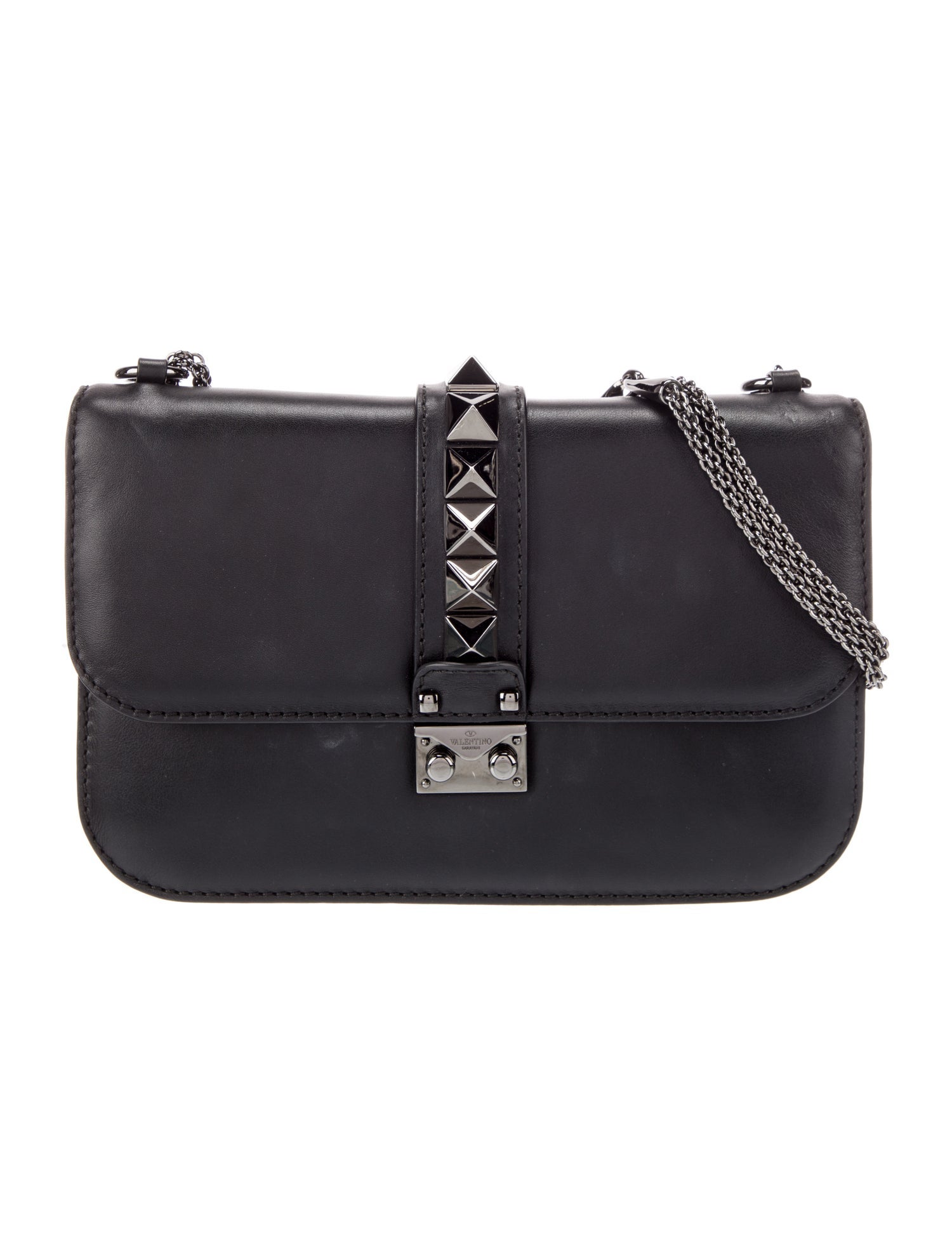 Valentino Rockstud Shoulder Bag - Black Shoulder Bags, Handbags ...