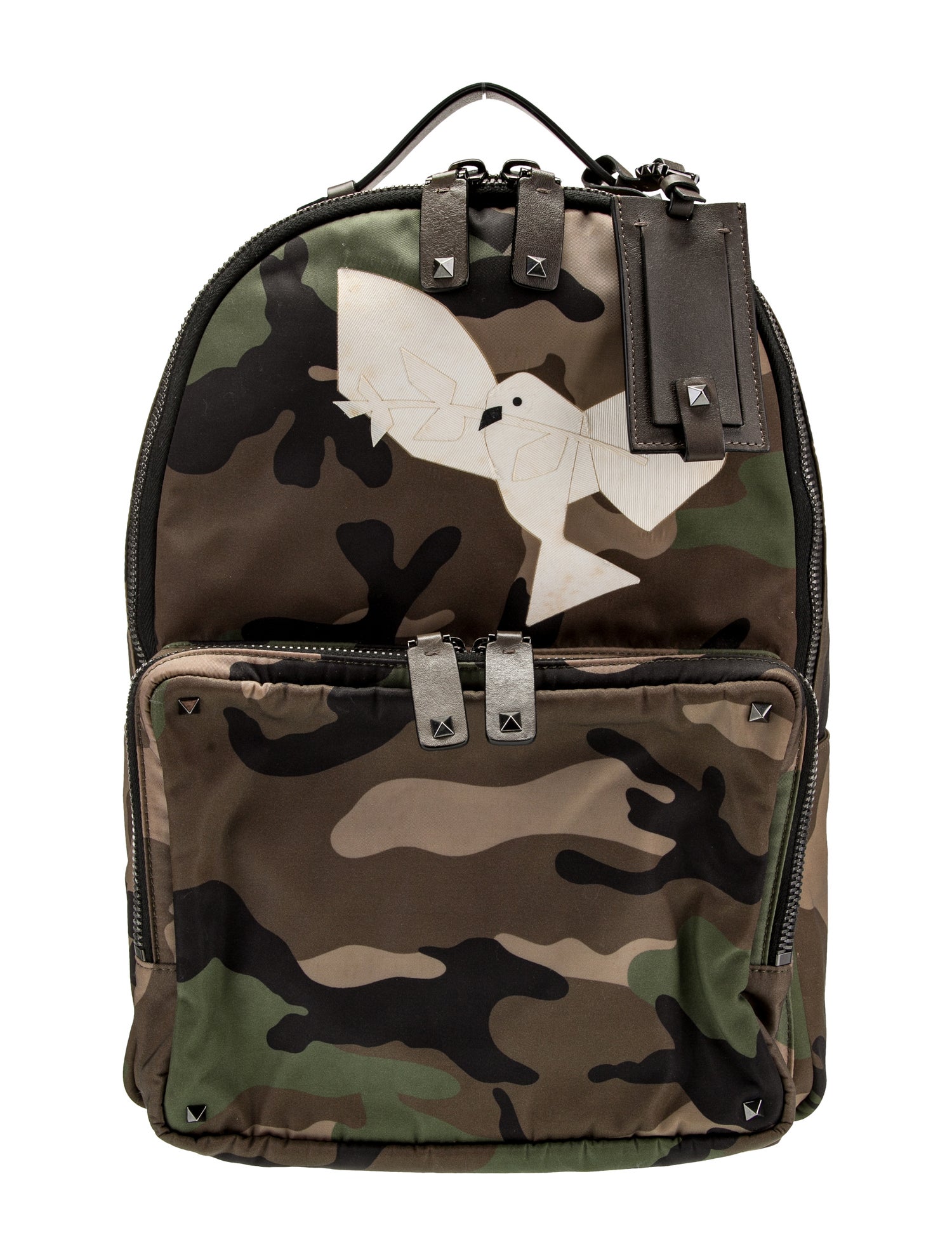 Valentino Rockstud Backpack - Green Backpacks, Bags - VAL472891 | The ...