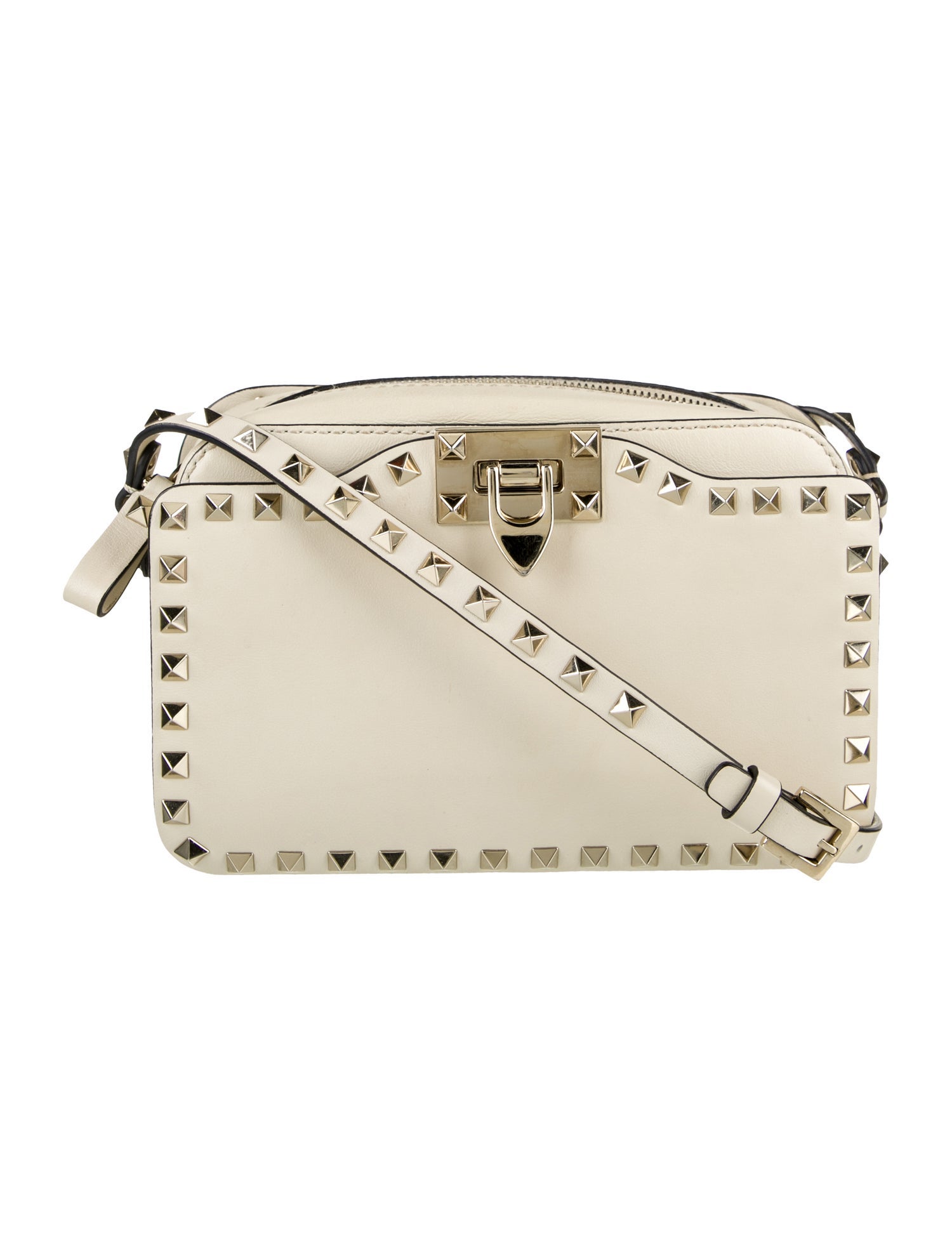 Valentino Rockstud Crossbody Bag - White Crossbody Bags, Handbags ...