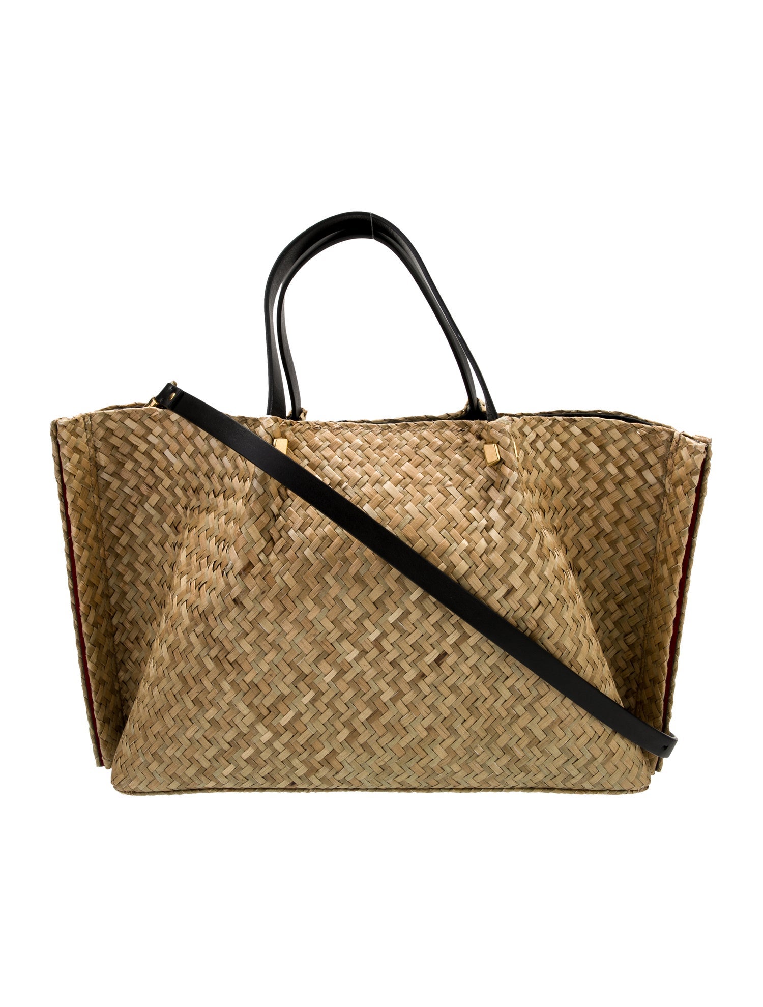 Valentino Raffia Tote - Neutrals Totes, Handbags - VAL475575 | The RealReal