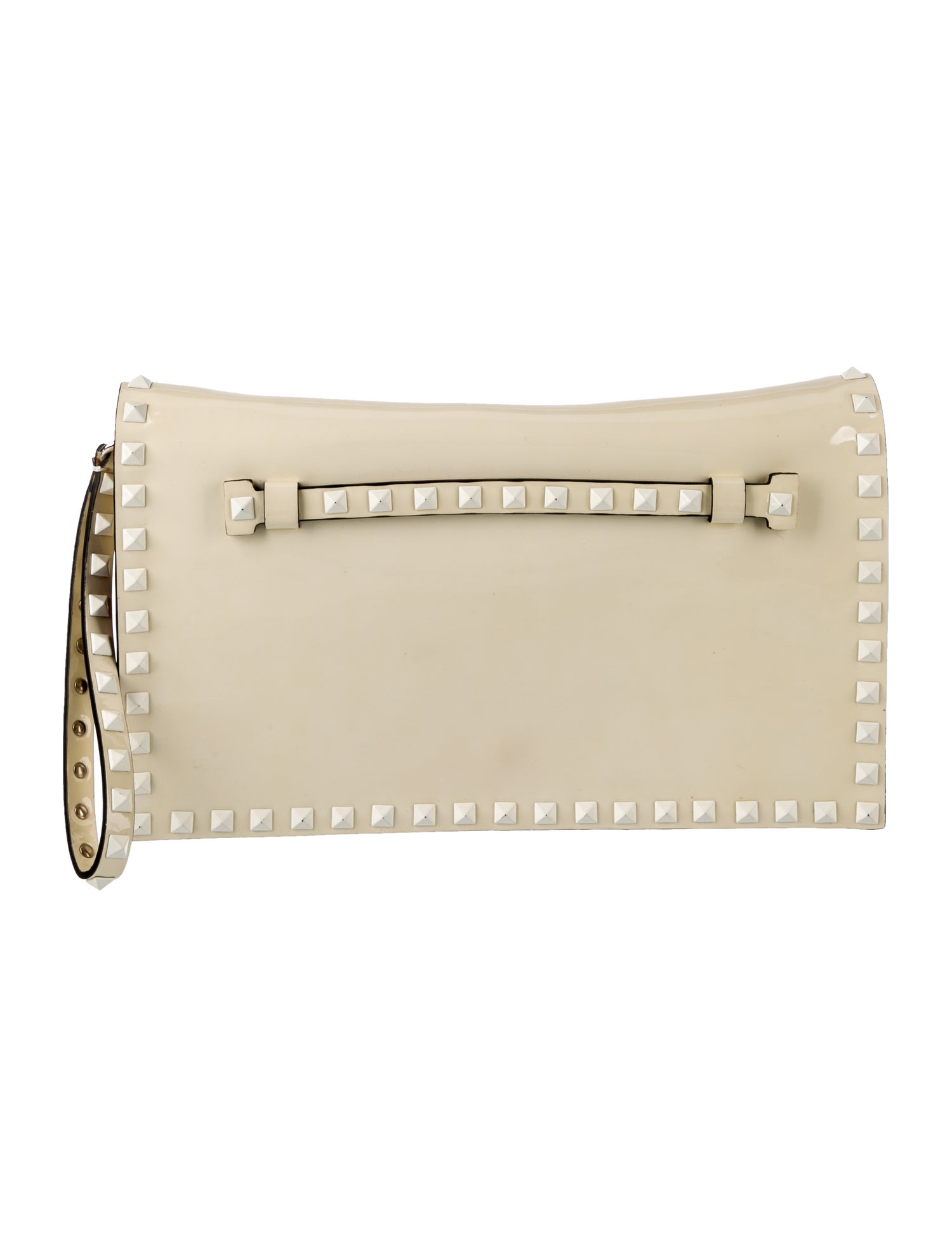 Valentino Signature Clutch - Neutrals Clutches, Handbags - VAL483040 ...