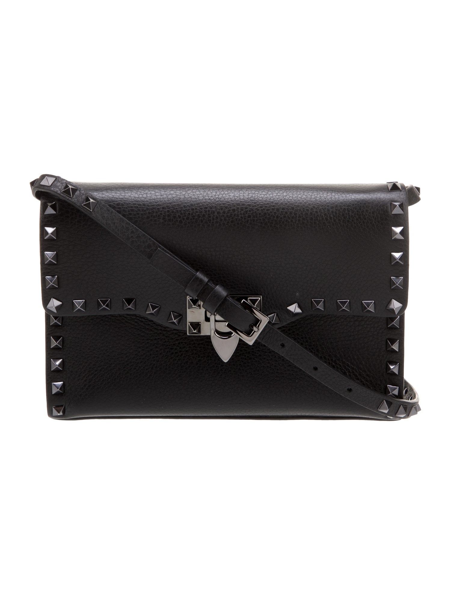 Valentino Rockstud Crossbody Bag - Black Crossbody Bags, Handbags ...