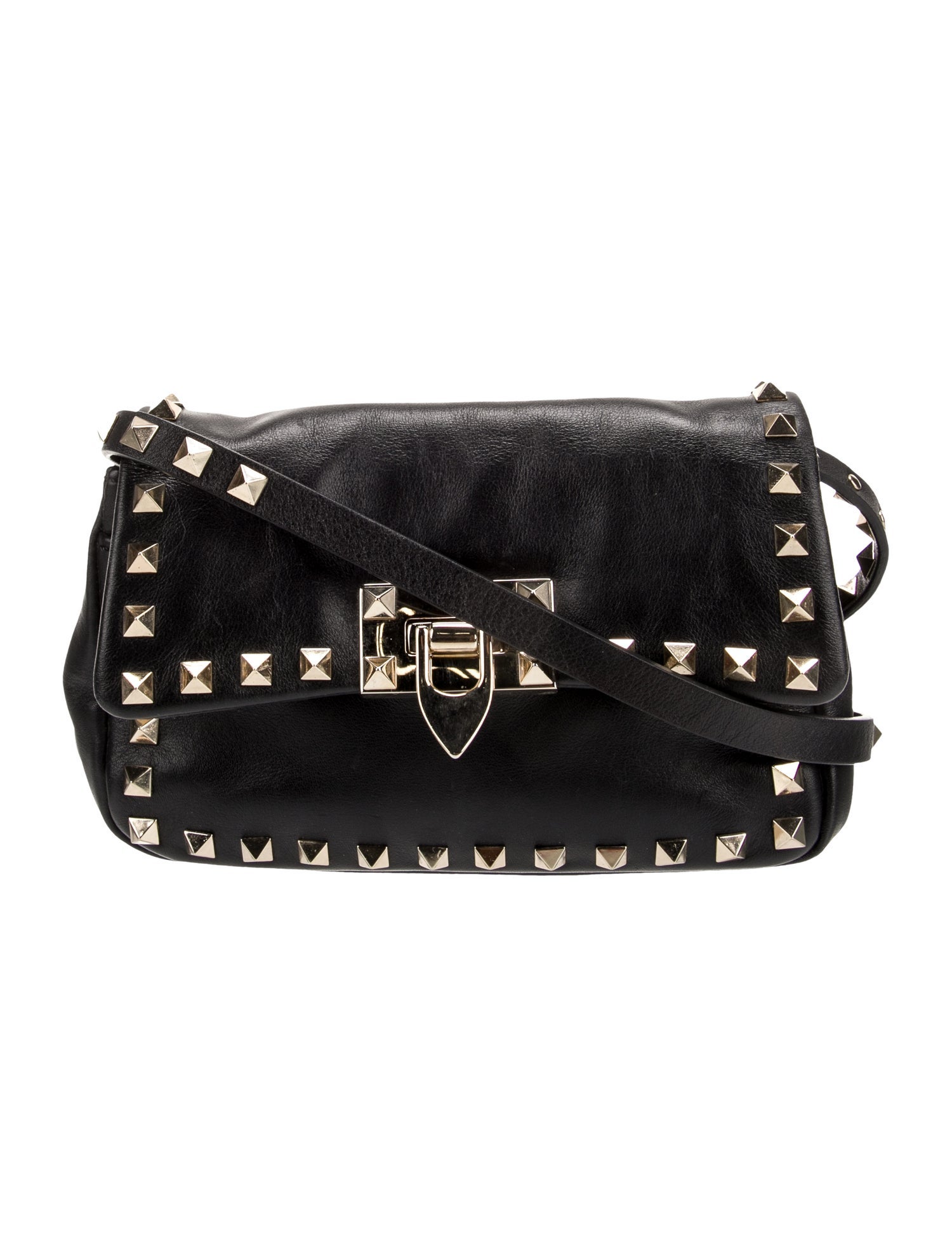 Valentino Rockstud Crossbody Bag - Black Crossbody Bags, Handbags ...