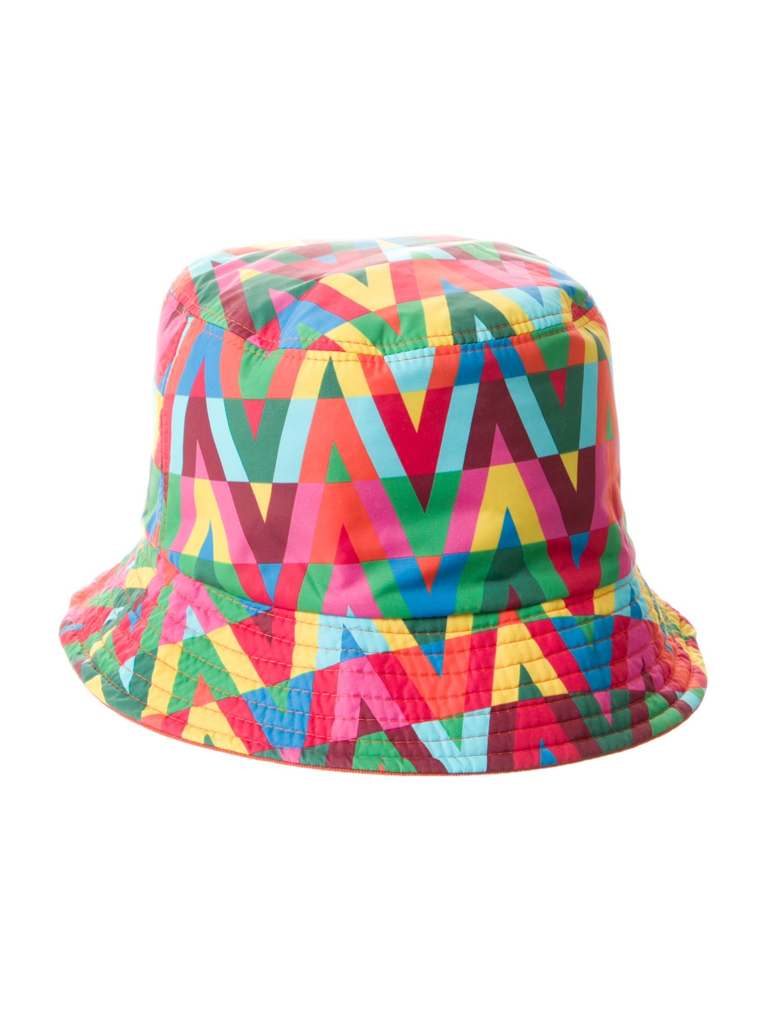 Valentino Printed Bucket Hat - Red Hats, Accessories - VAL492183 | The ...
