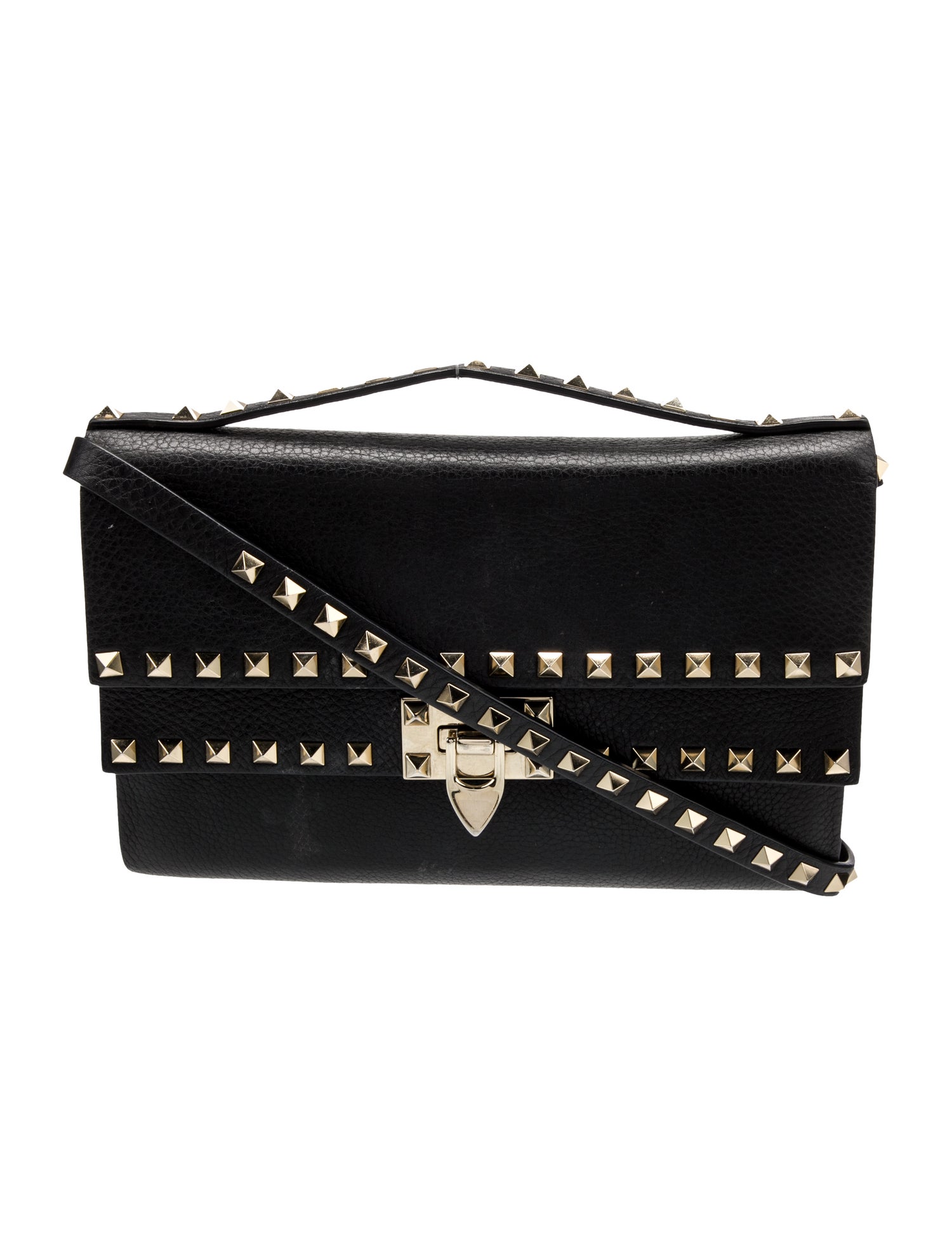 Valentino Rockstud Crossbody Bag - Black Crossbody Bags, Handbags ...