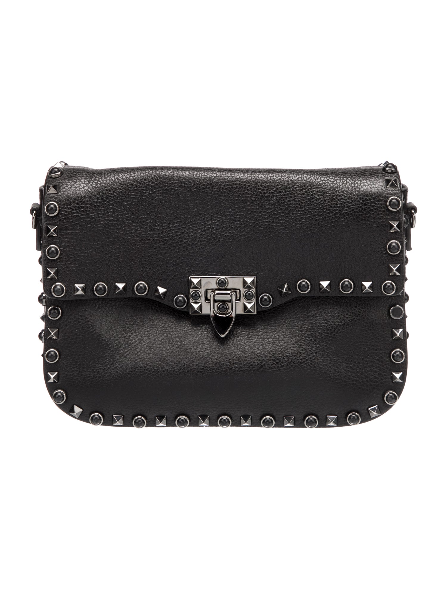 Valentino Rockstud Shoulder Bag - Black Shoulder Bags, Handbags ...