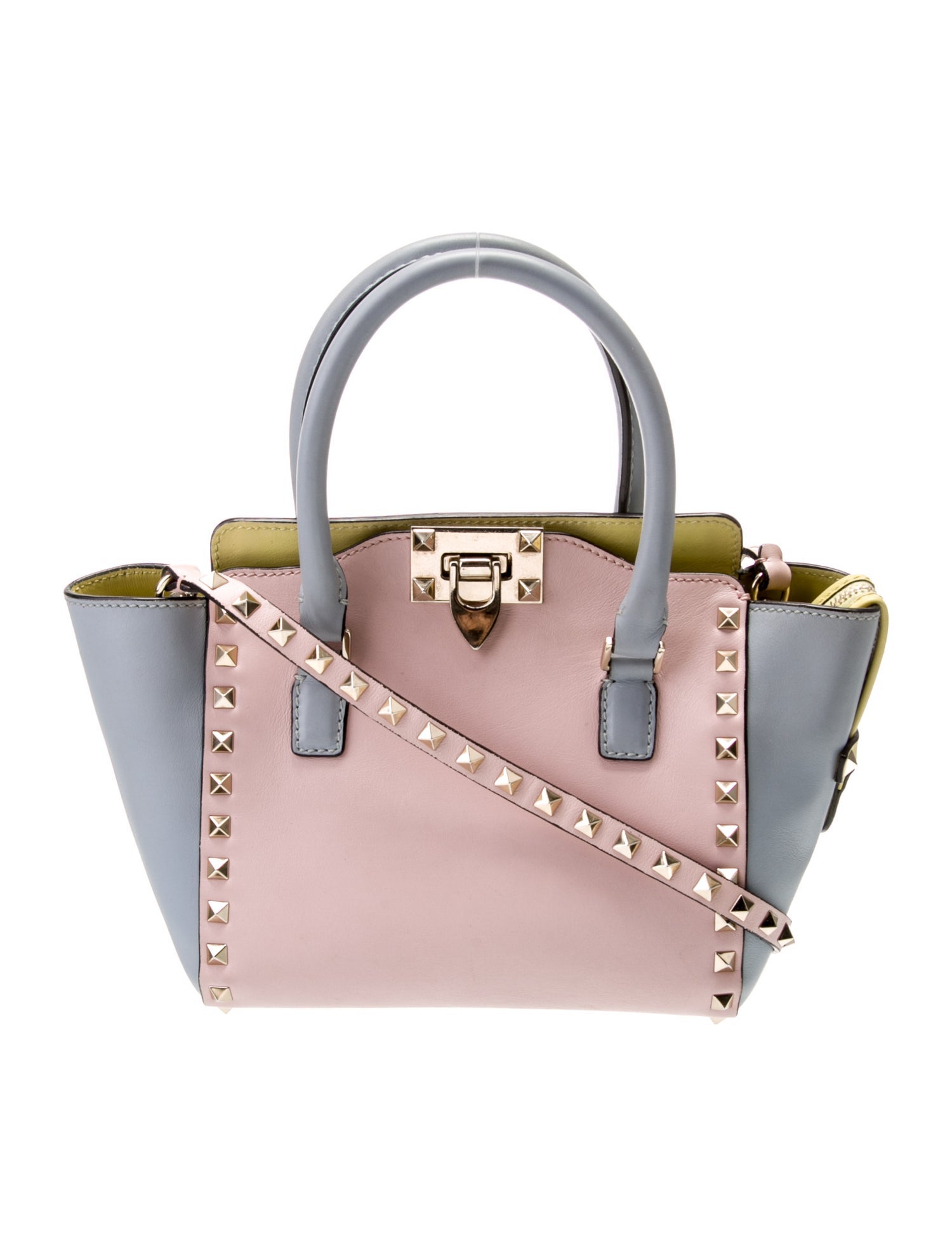 Valentino Leather Shoulder Bag - Pink Crossbody Bags, Handbags ...