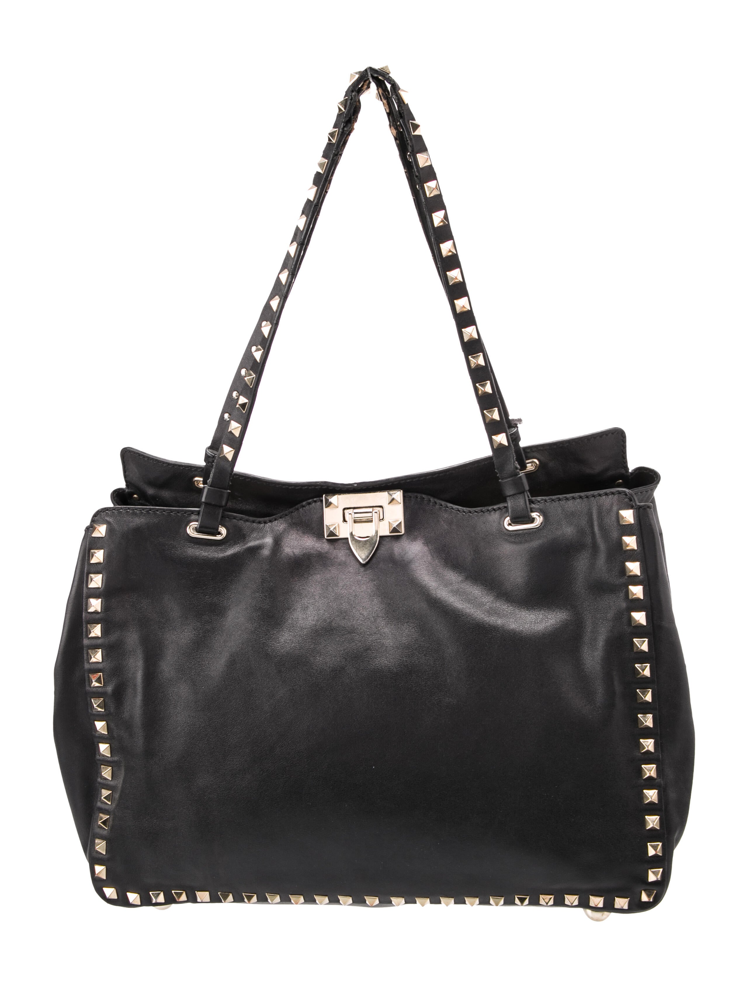 Valentino Rockstud Shoulder Bag - Black Shoulder Bags, Handbags ...