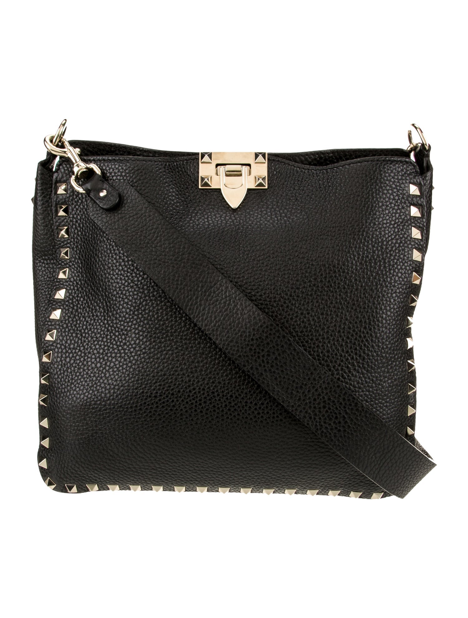 Valentino Rockstud Shoulder Bag - Black Shoulder Bags, Handbags ...
