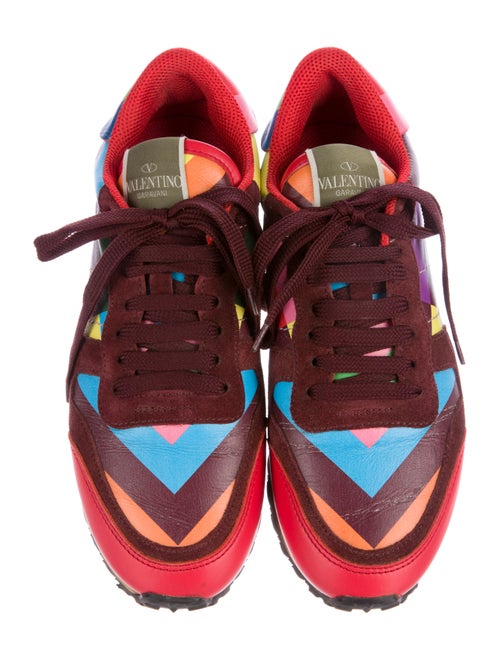 Valentino Leather & Suede Low-Top Sneakers - Shoes - VAL52613 | The ...