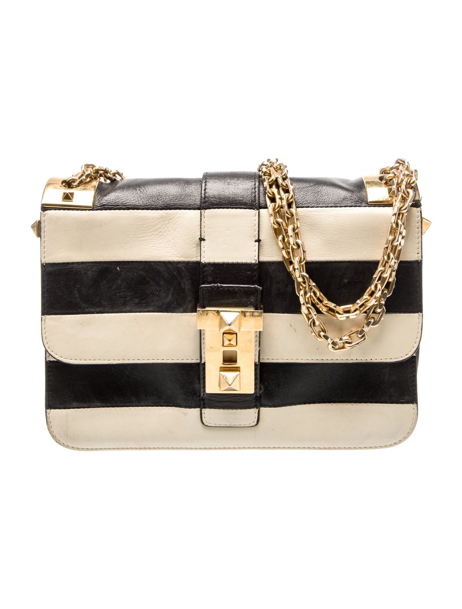 Valentino Rockstud Shoulder Bag - Black Shoulder Bags, Handbags ...