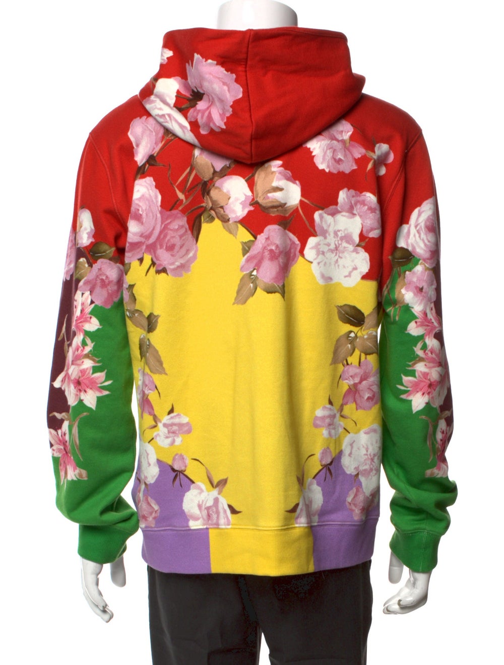 Valentino Graphic Print Crew Neck Hoodie - Red Sweatshirts & Hoodies ...