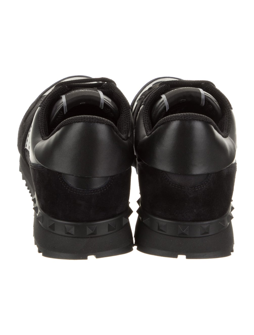Valentino Leather Sneakers - Black Sneakers, Shoes - VAL534429 | The ...
